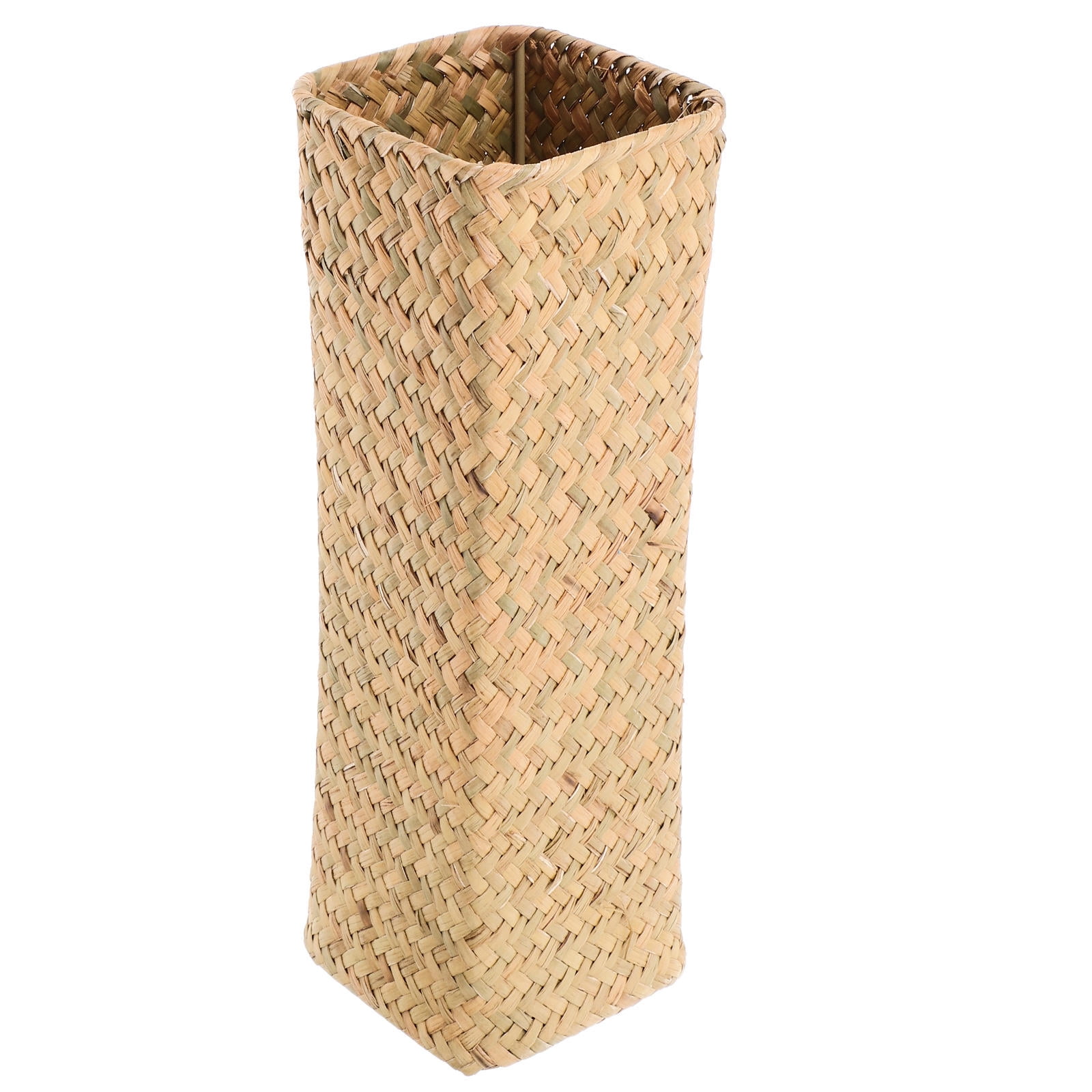 MIPCASE Tall Straw Woven Rattan Vase Decorative Container for Dried ...