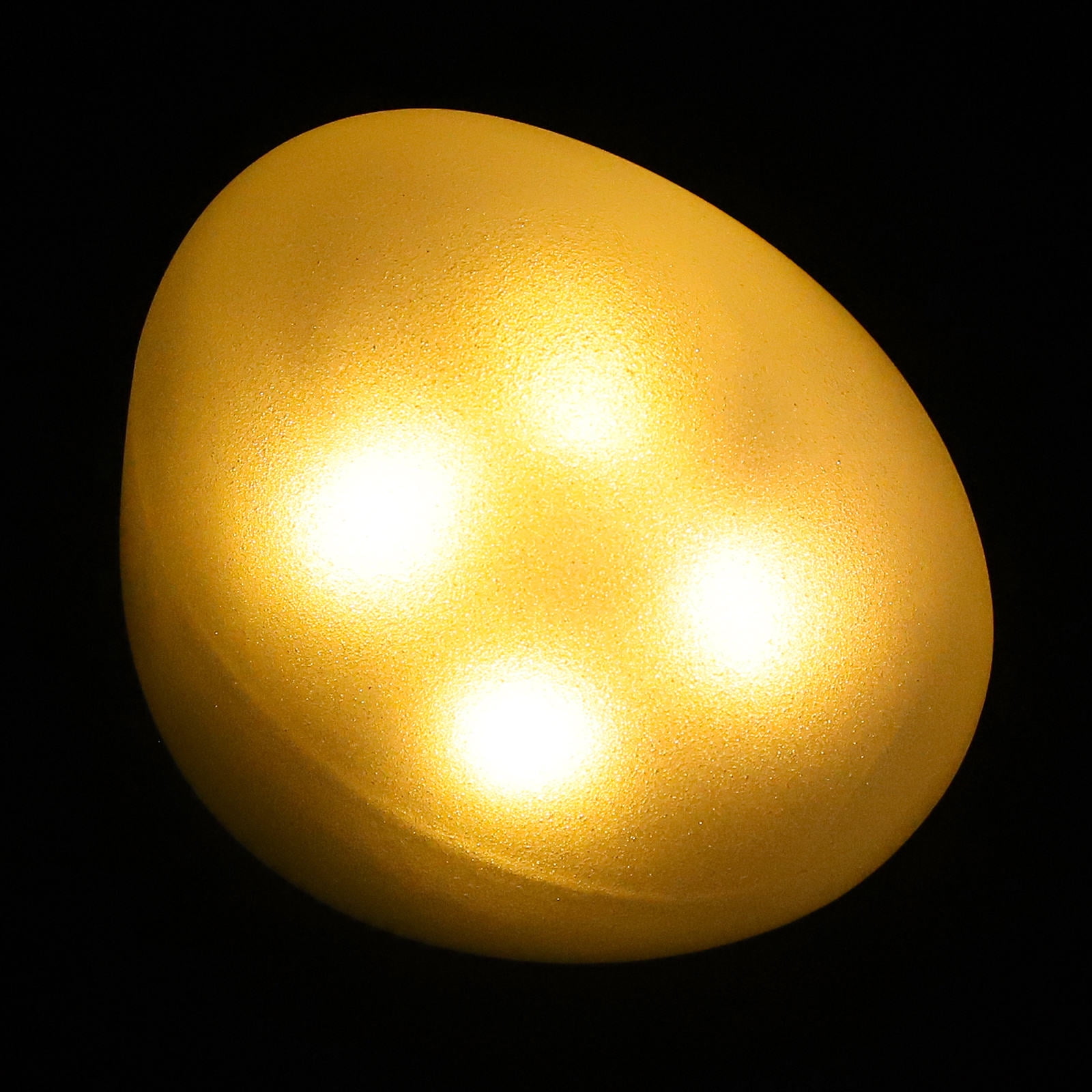 MIPCASE Solar Lights for Outside Pebble Shape Ground Lamp with ...