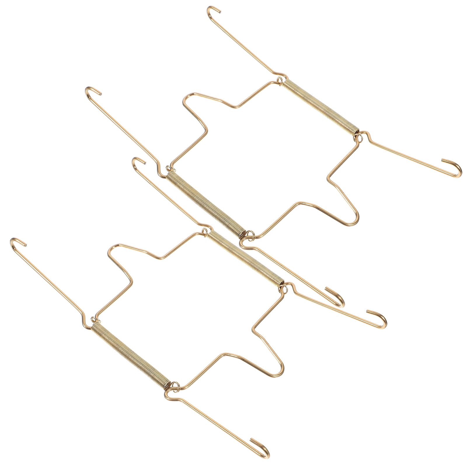 MIPCASE Wall Mount Plate Hanger 2Set Modern Invisible Hangers Golden ...