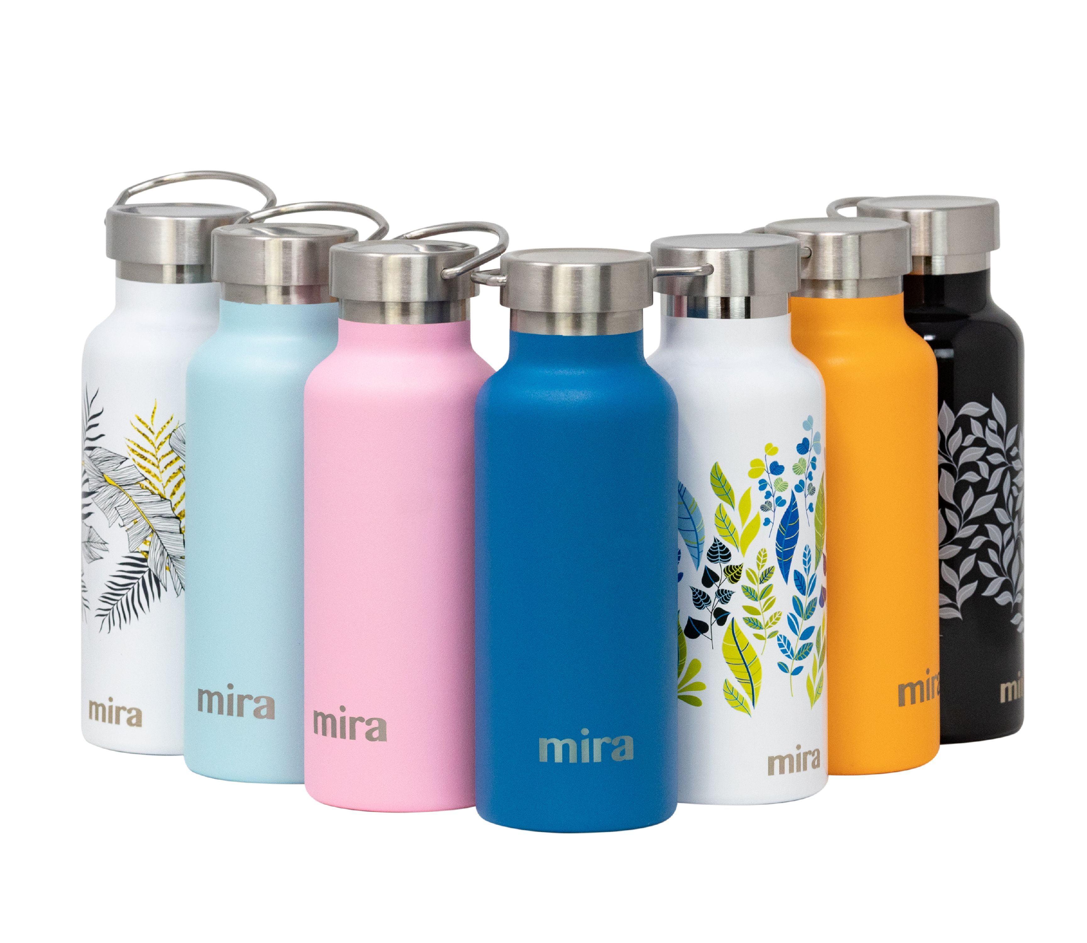 MIRA 17 oz Stainless Steel Vacuum Insulated Water Bottle | Keeps Drink ...