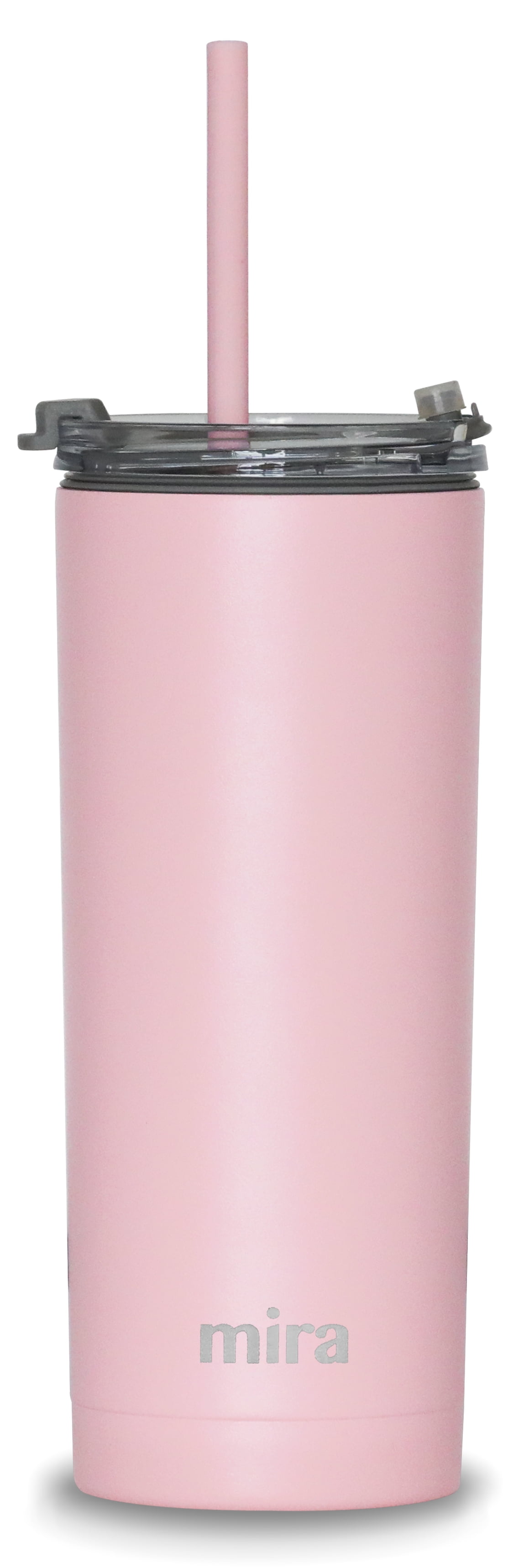 MIRA 20oz Modern Tumbler with Straw & Flip Lid, Stainless Steel Vacuum ...