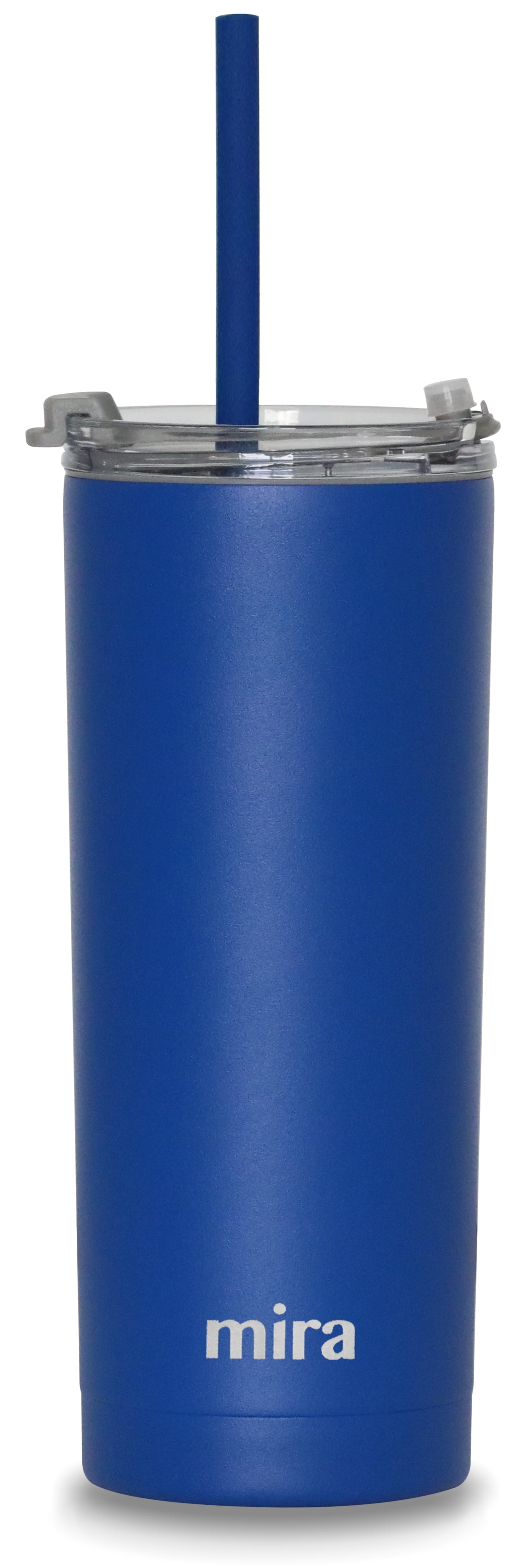 MIRA 20oz Modern Tumbler with Straw and Flip Lid, Stainless Steel ...