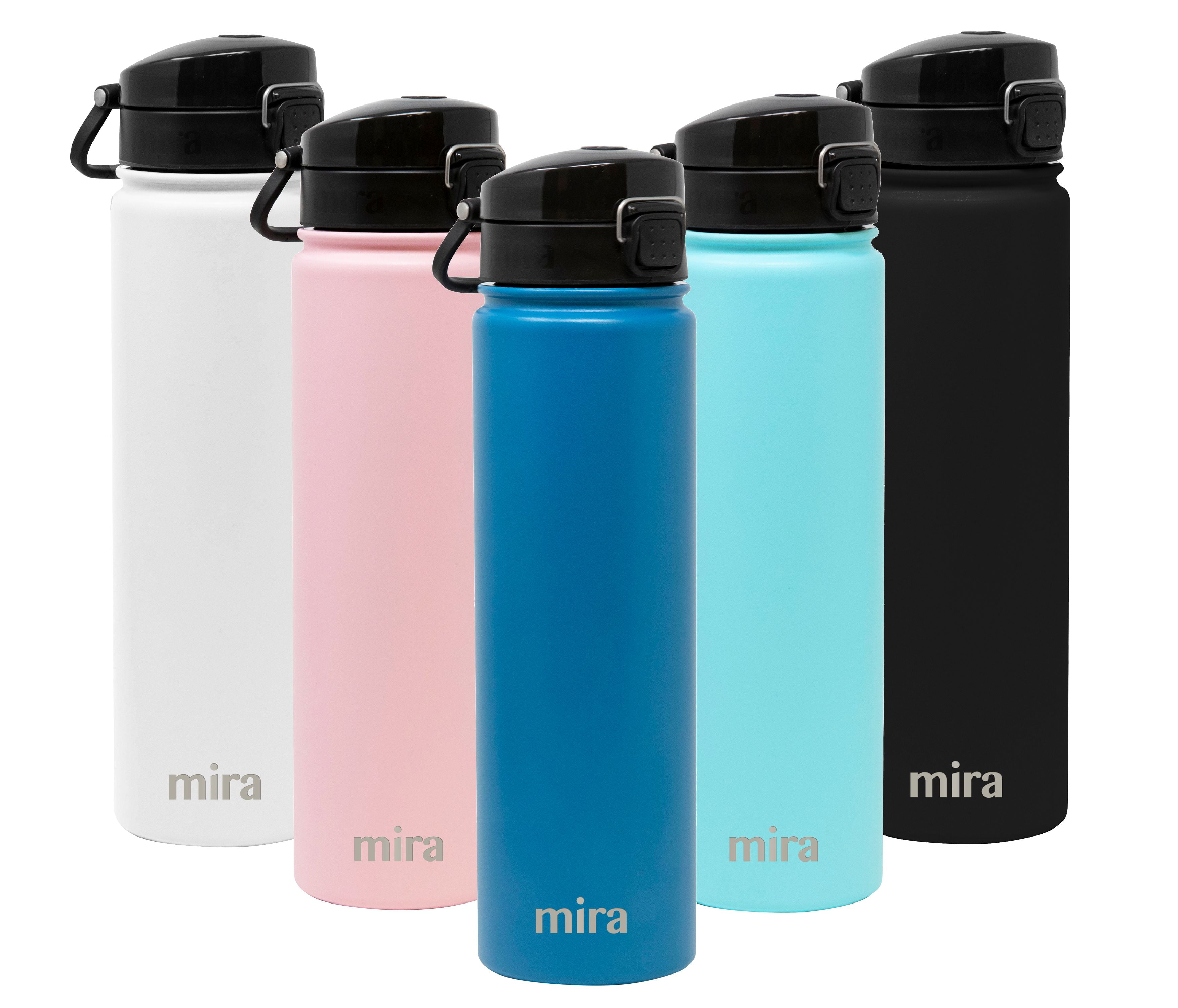 MIRA 24oz Leak Proof Insulated Stainless Steel Water Bottle, Vacuum ...