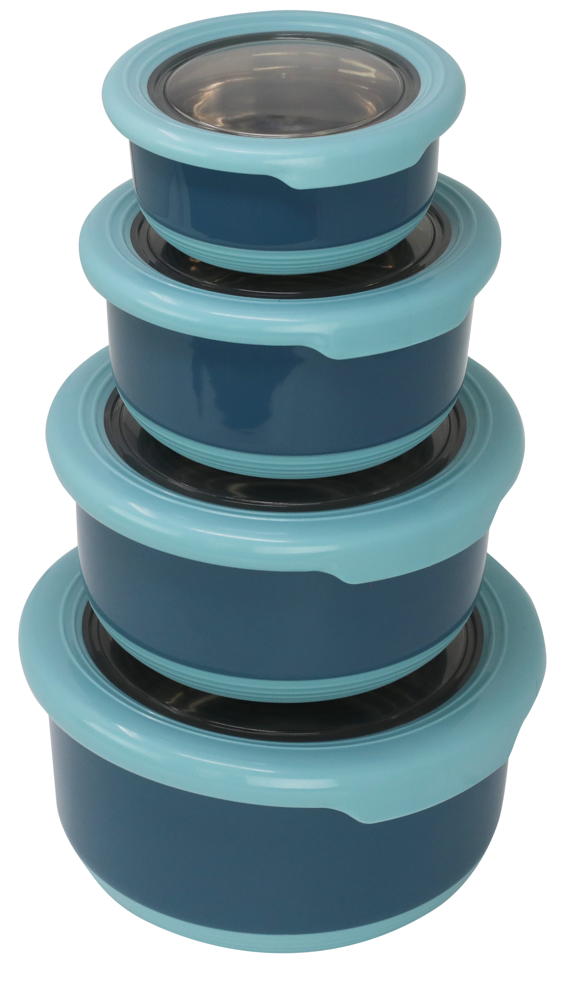 MIRA 4 Set Stainless Steel Lunch Containers with Anti-Slip Bottom and ...