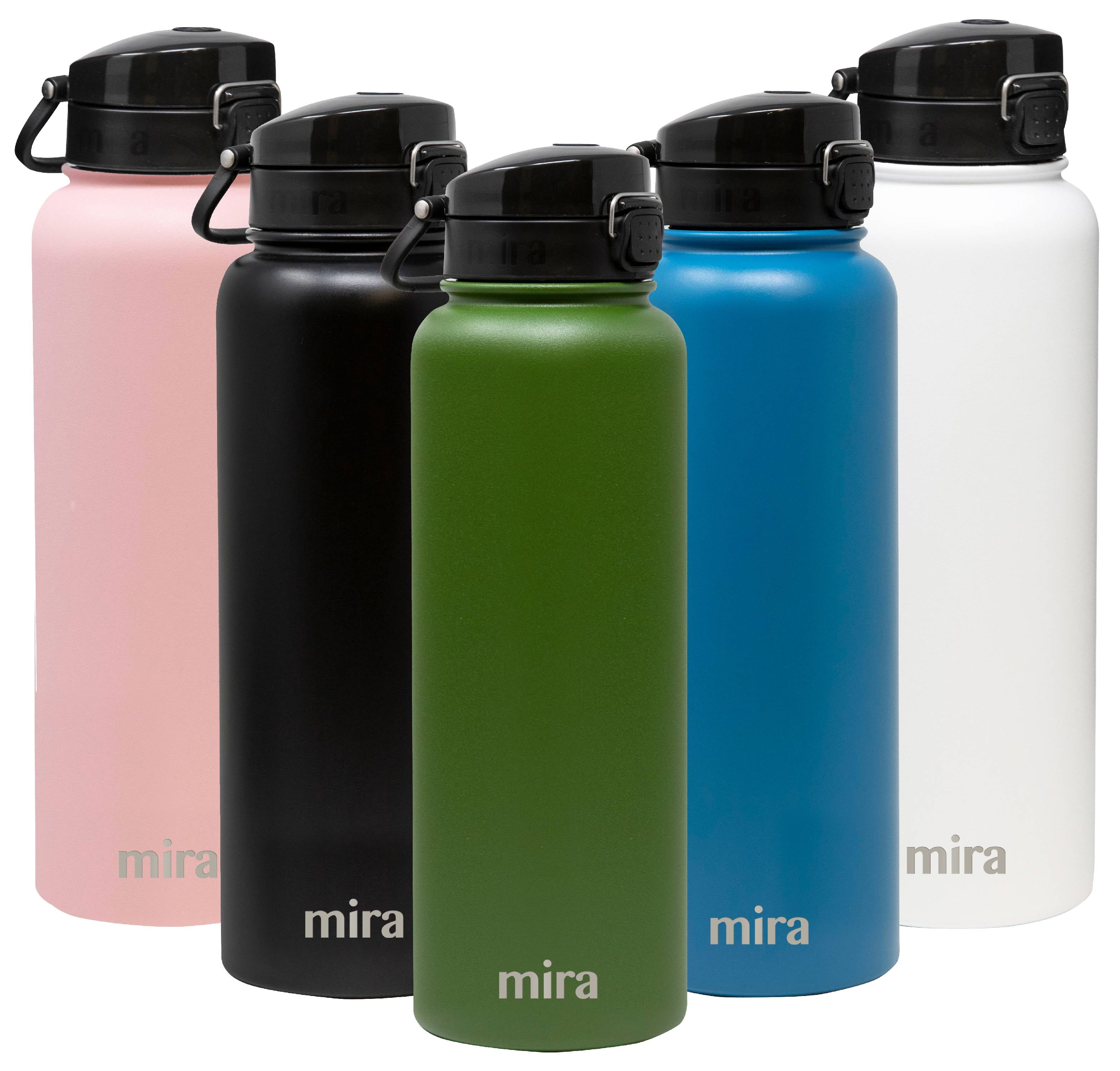MIRA 40 oz Stainless Steel Water Bottle | Vacuum Insulated Metal ...