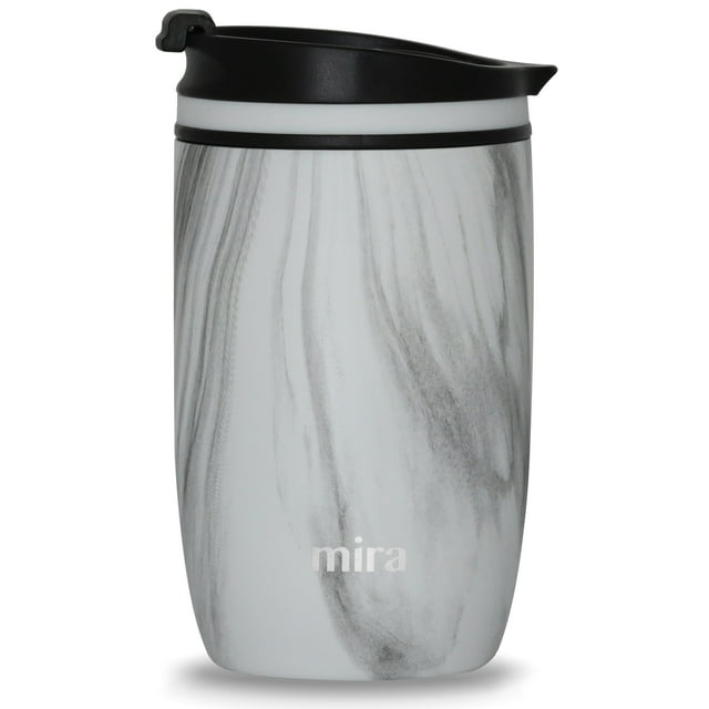MIRA Coffee Travel Mug Insulated Stainless Steel Thermos Cup, Screw Lid ...