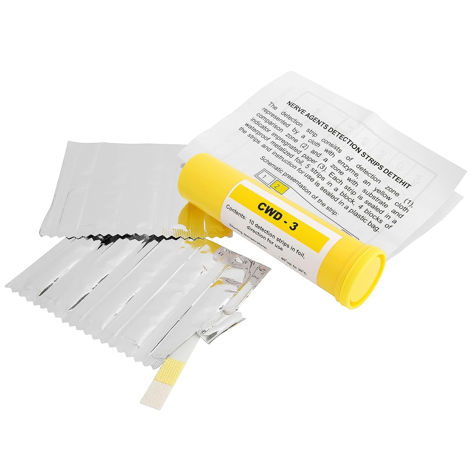 MIRA Safety DETEHIT CWD-3 CBRN Testing Paper for Various Chemical ...