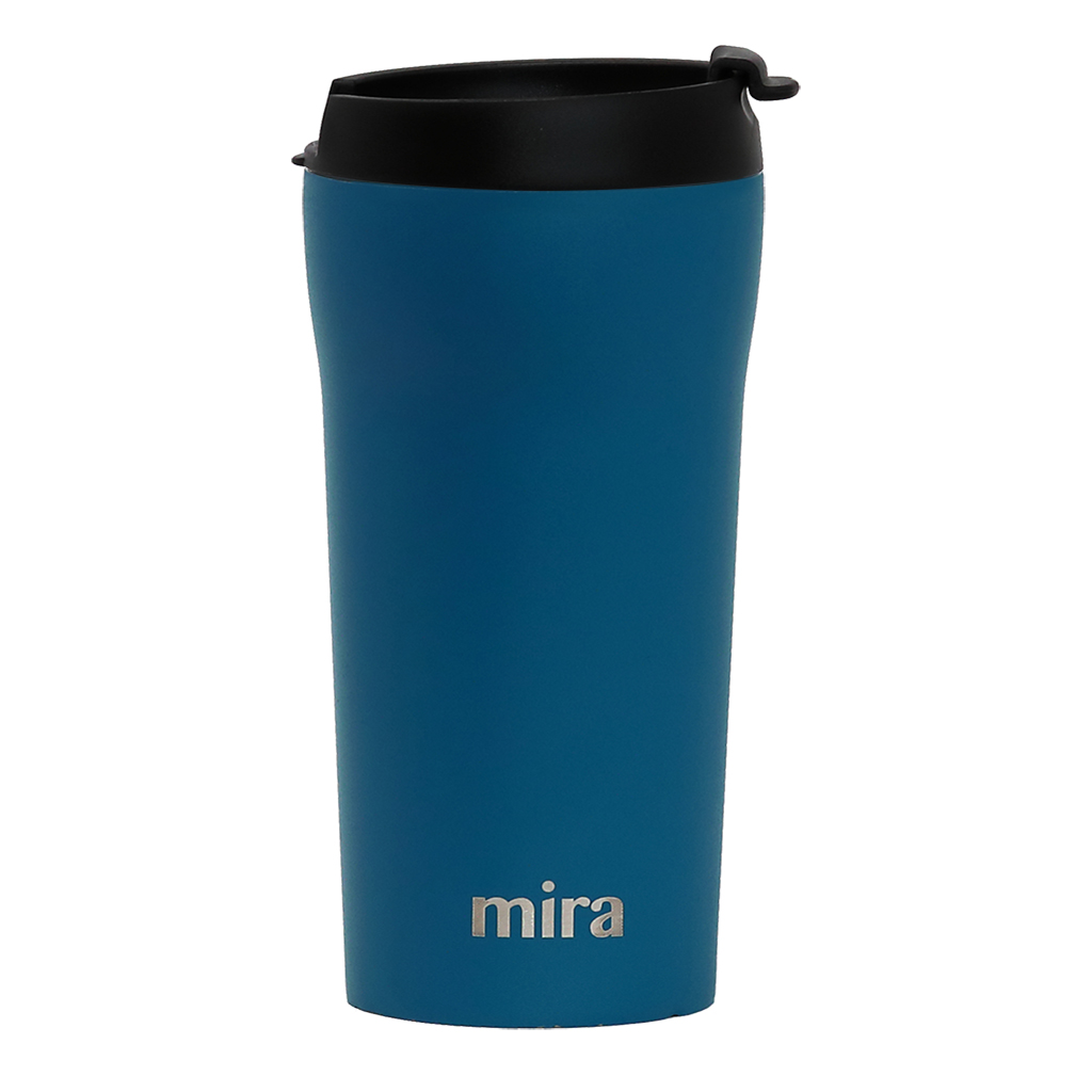 MIRA Stainless Steel Insulated Travel Car Mug | Spill Proof Flip Lid ...