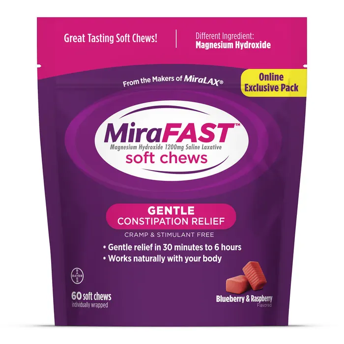 MIRAFAST Soft Chews Pouch 60ct. HSA/FSA Eligible - Walmart.com