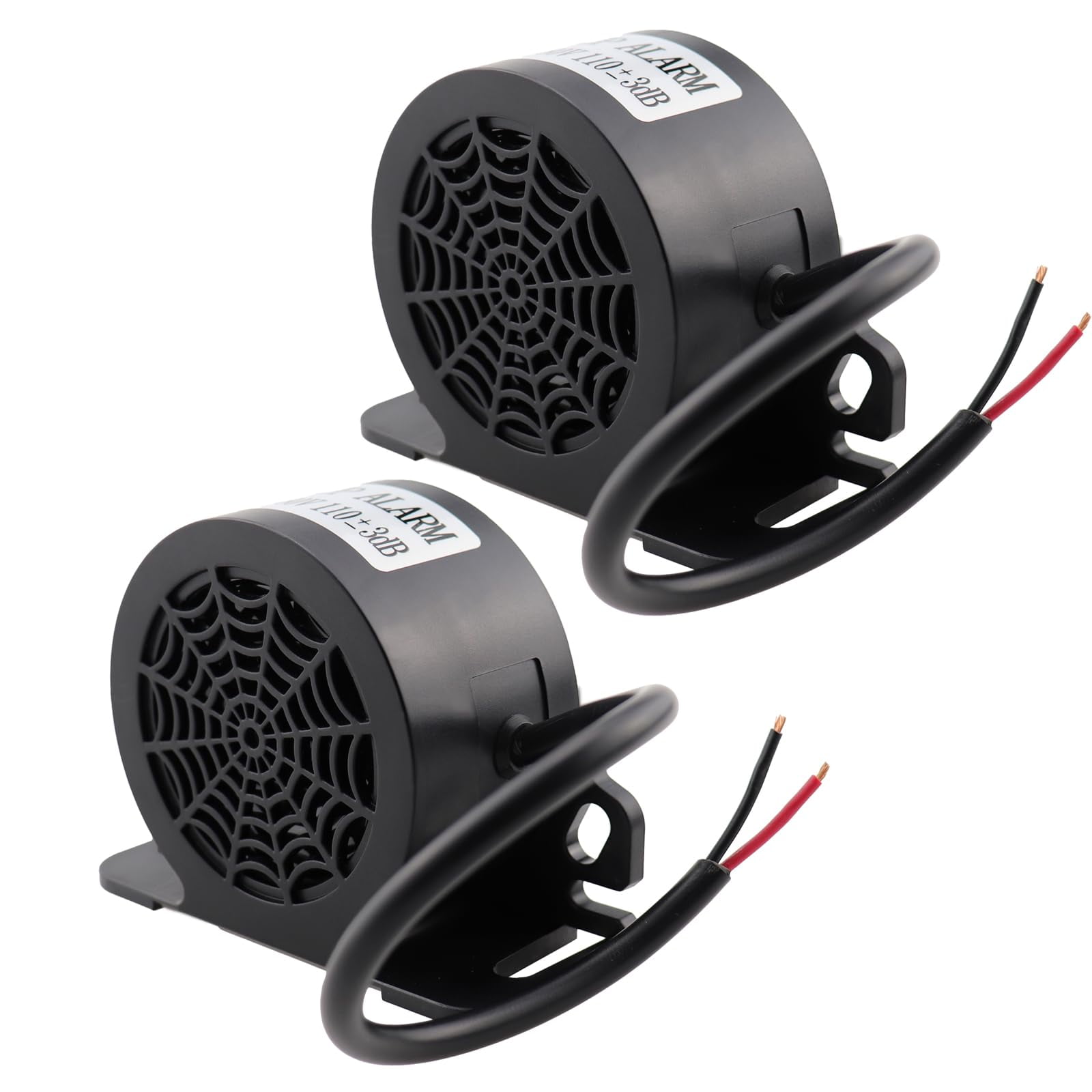 MIRKOO Backup Alarm 110dB IFF17 12V-80V DC Waterproof Industrial Heavy ...