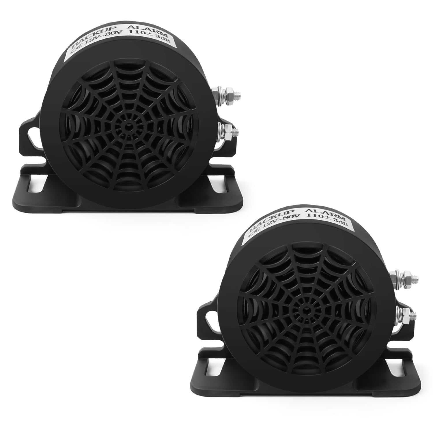 MIRKOO Backup Alarm 110dB RRF12 12V-80V DC Waterproof Industrial Heavy ...