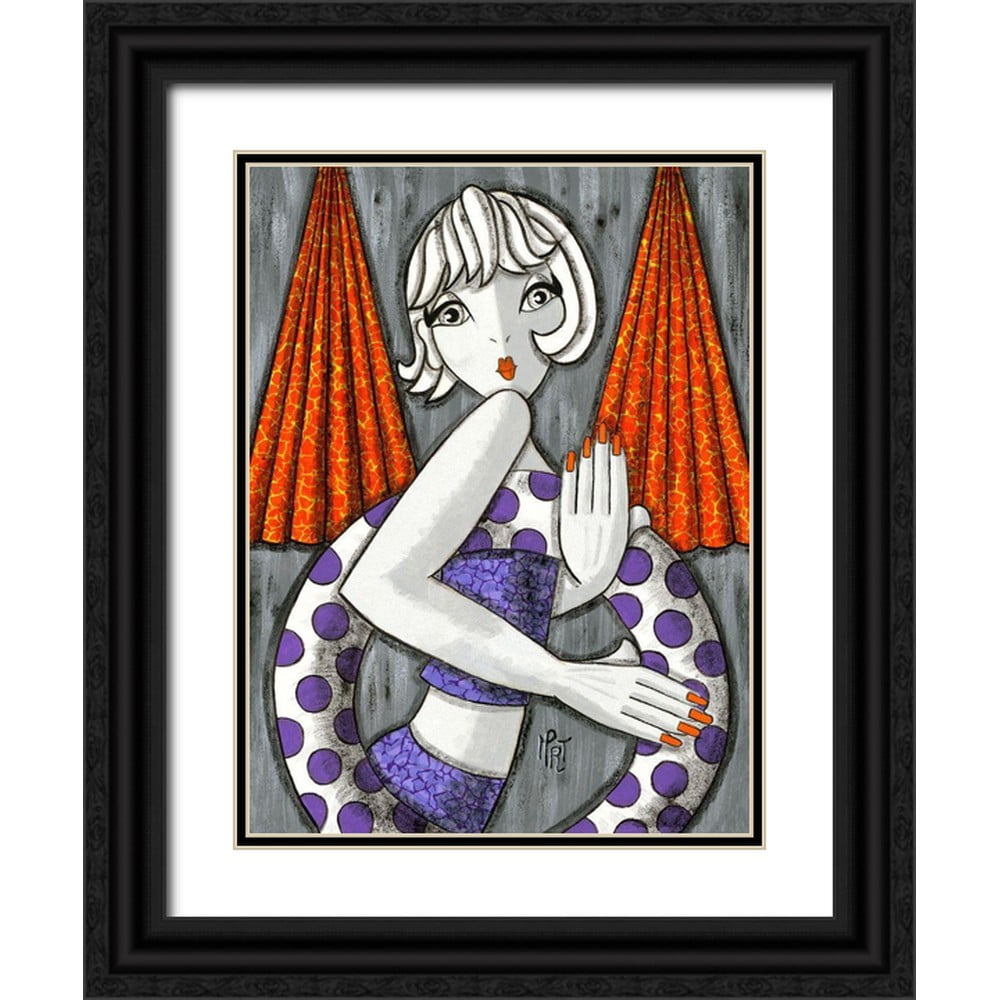 MIROTA 25x32 Black Ornate Wood Framed with Double Matting Museum Art ...