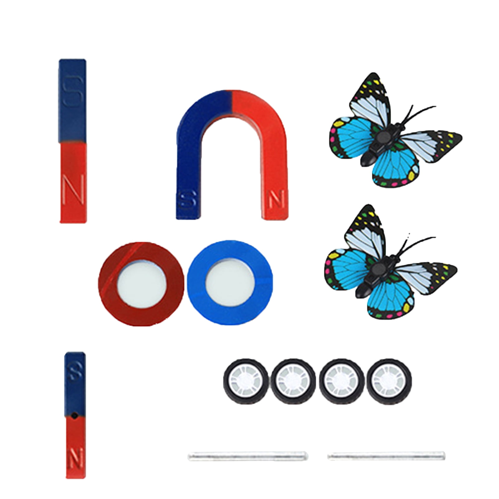 MIRROR 1 Set Magnet Experiment Tool U-Shaped Early Leaning Compact Bar ...