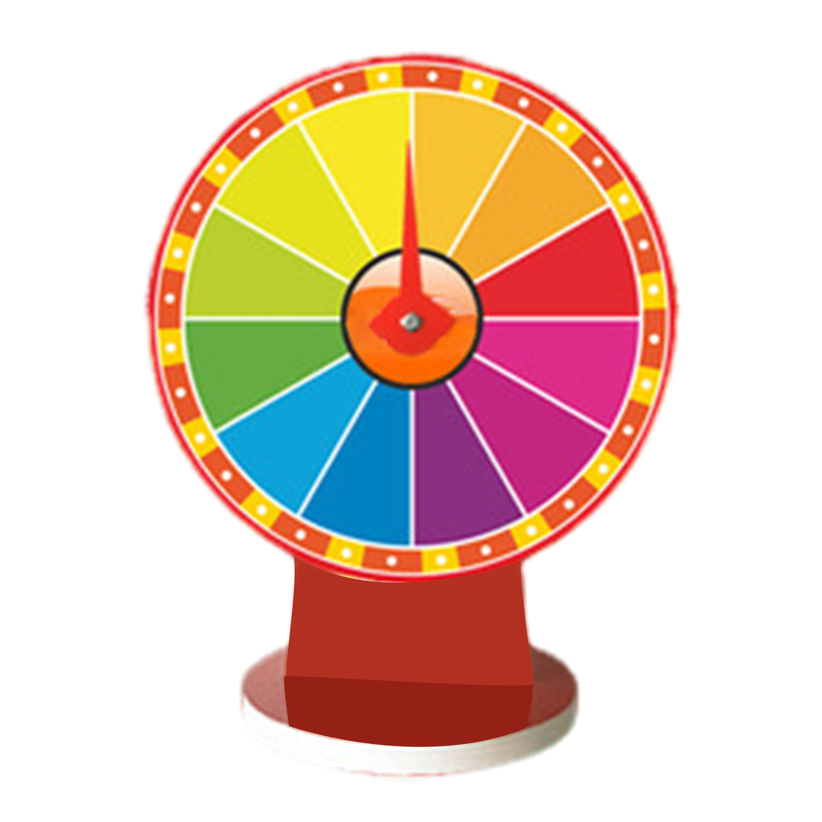 MIRROR 1 Set Spinning Prize Wheel DIY Spin Wheel Set with Stable Stand ...