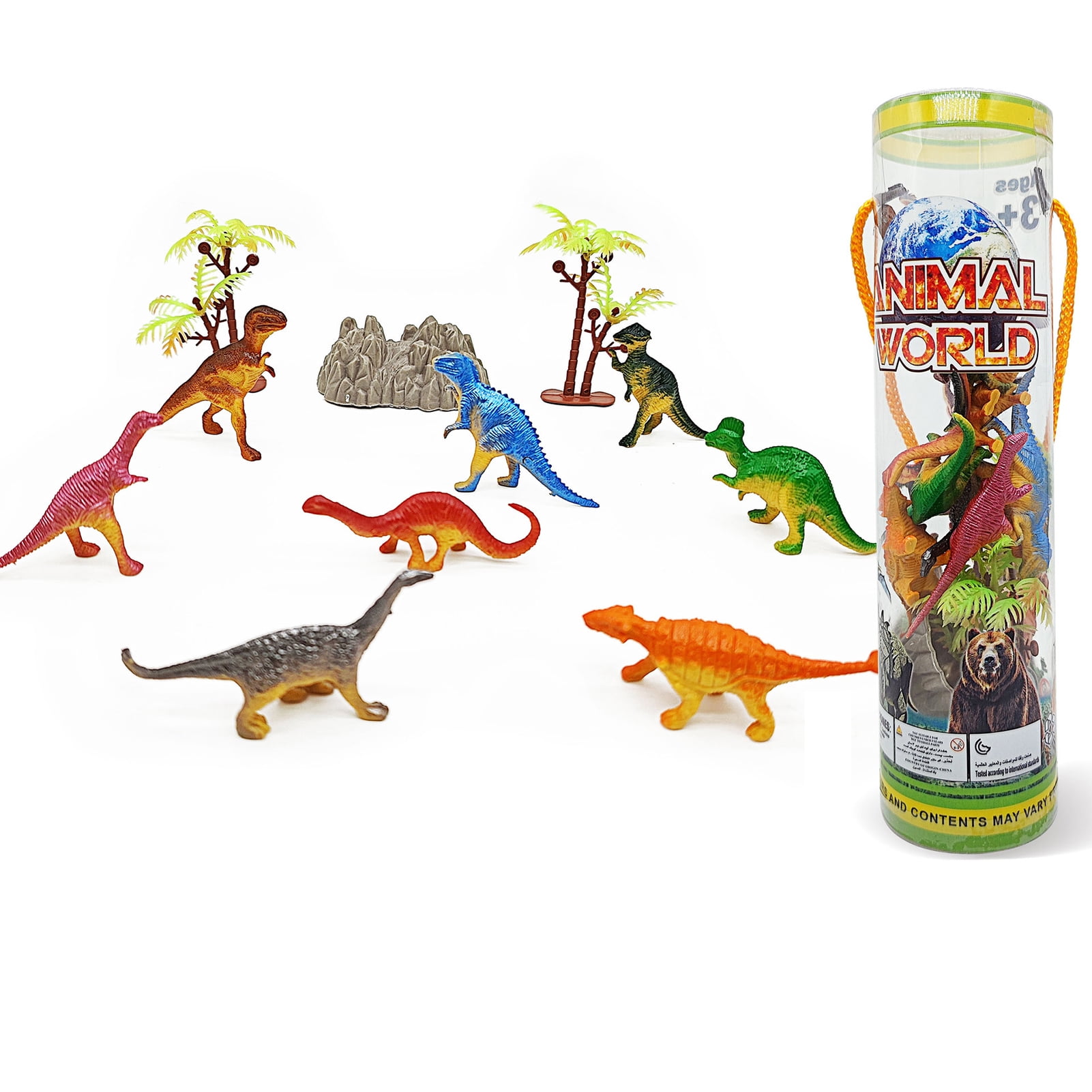 MIRROR 12Pcs Animal Models High Simulation Ocean-Series Dinosaur-Series ...