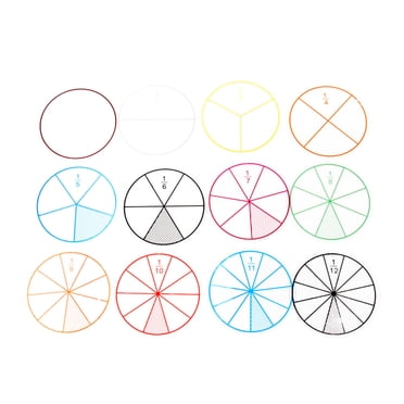 Bigjigs Toys - Fractions Tray - Walmart.com