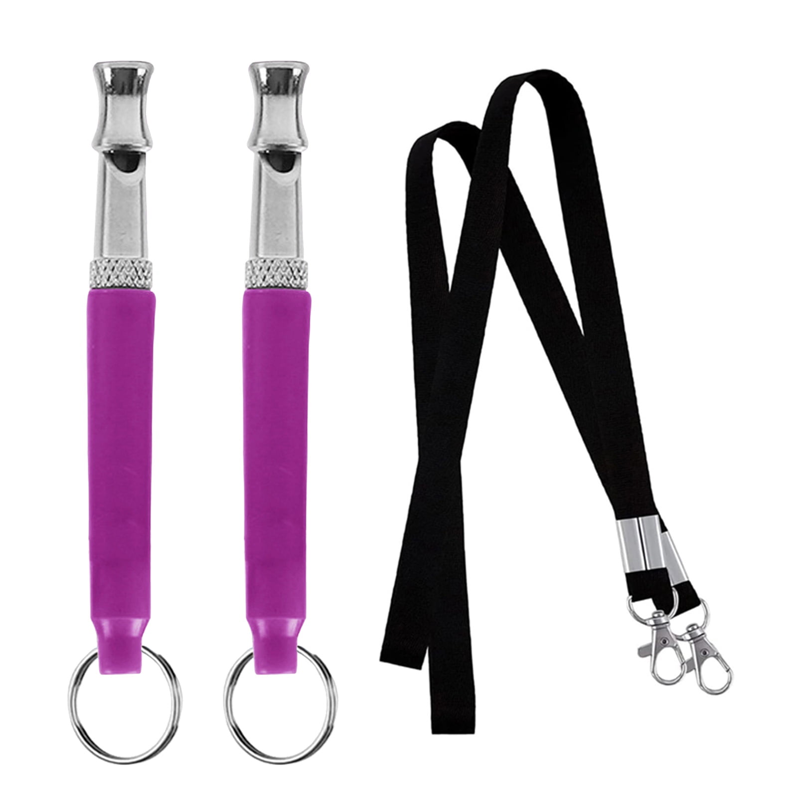 MIRROR 2 Set Dog Training Whistle with Lanyards Ultrasonic Dog Whistle ...