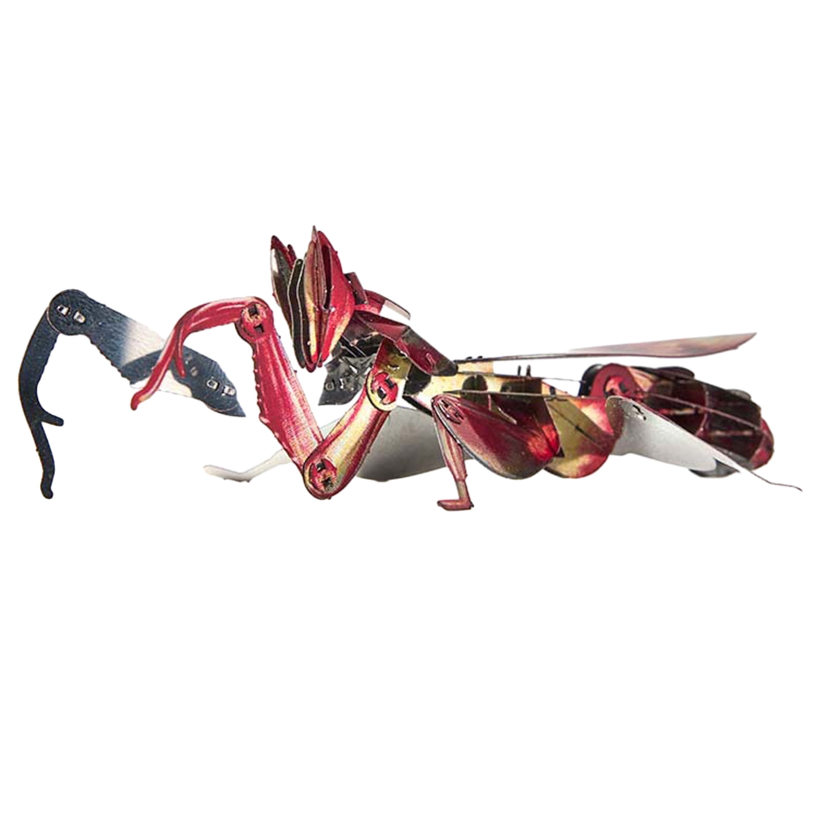 MIRROR 3D Simulation Praying Mantis Figurines DIY Assembly Metal ...