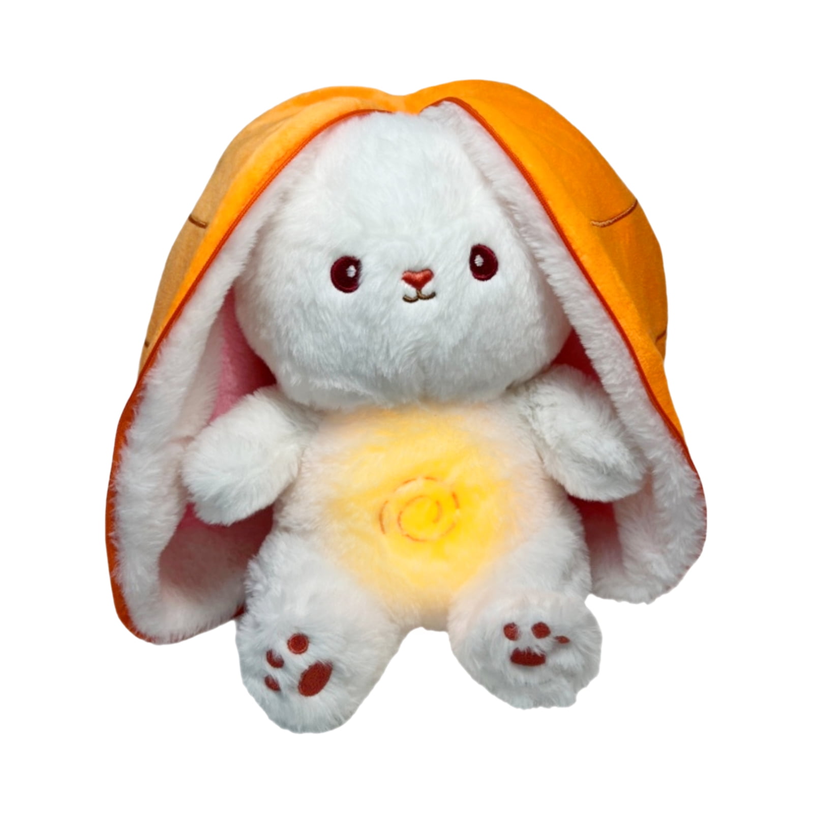 MIRROR Baby Breathing Rabbit Plush Toy with Soothing Music Light ...
