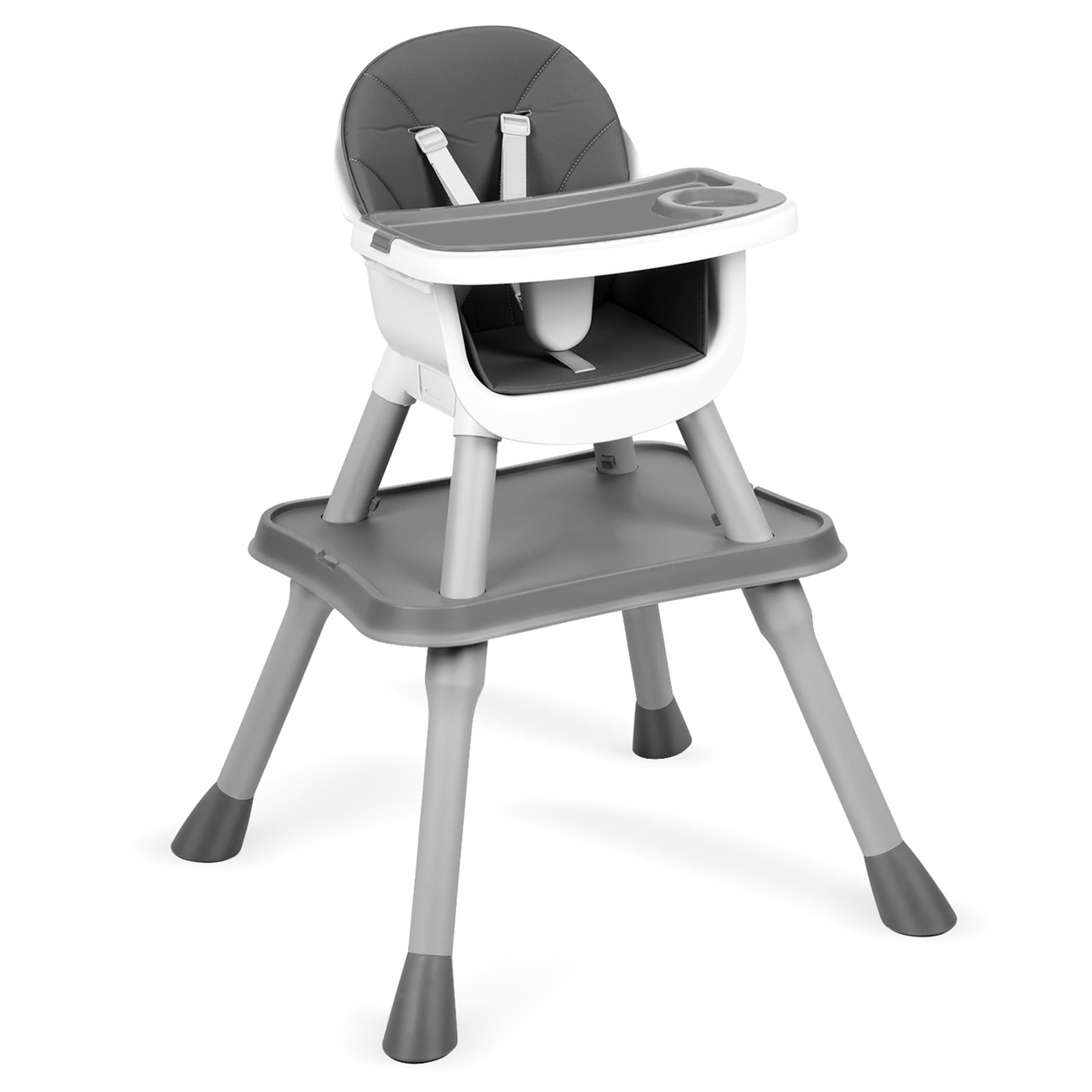 MIRROR Baby Highchair, Convertible High Chairs with Removable Dish ...