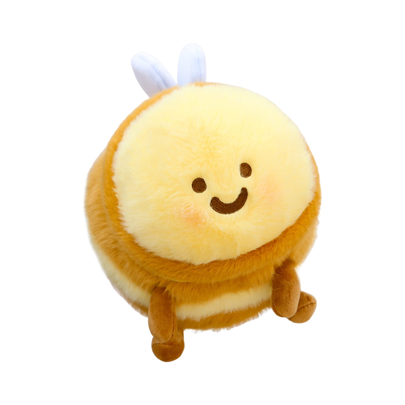 MIRROR Bee Plush Toy Vegetable Shark Frame Opening Bee Plushie Stuffed ...