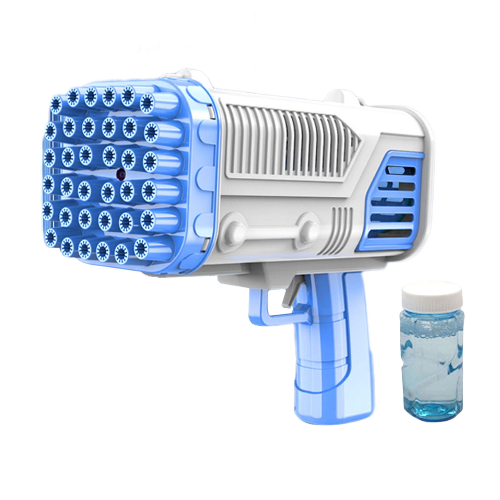 MIRROR Bubble Maker Machine with Light 36 Holes Leakproof Battery ...