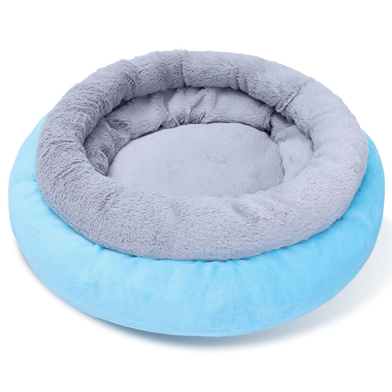 MIRROR Cat Round Litter Pad Small Dog Winter Sleeping Mat Anti-slip ...
