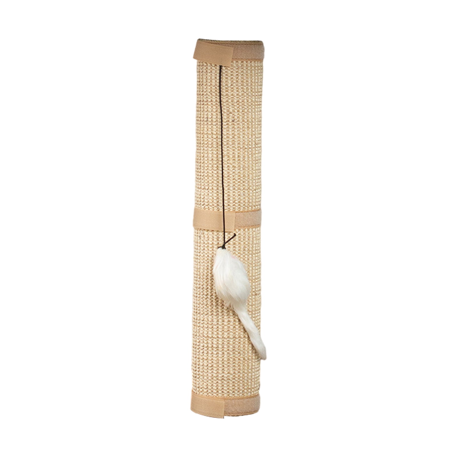 MIRROR Cat Scratcher Pad with Mouse Toy Natural Sisal Cat Nail File ...
