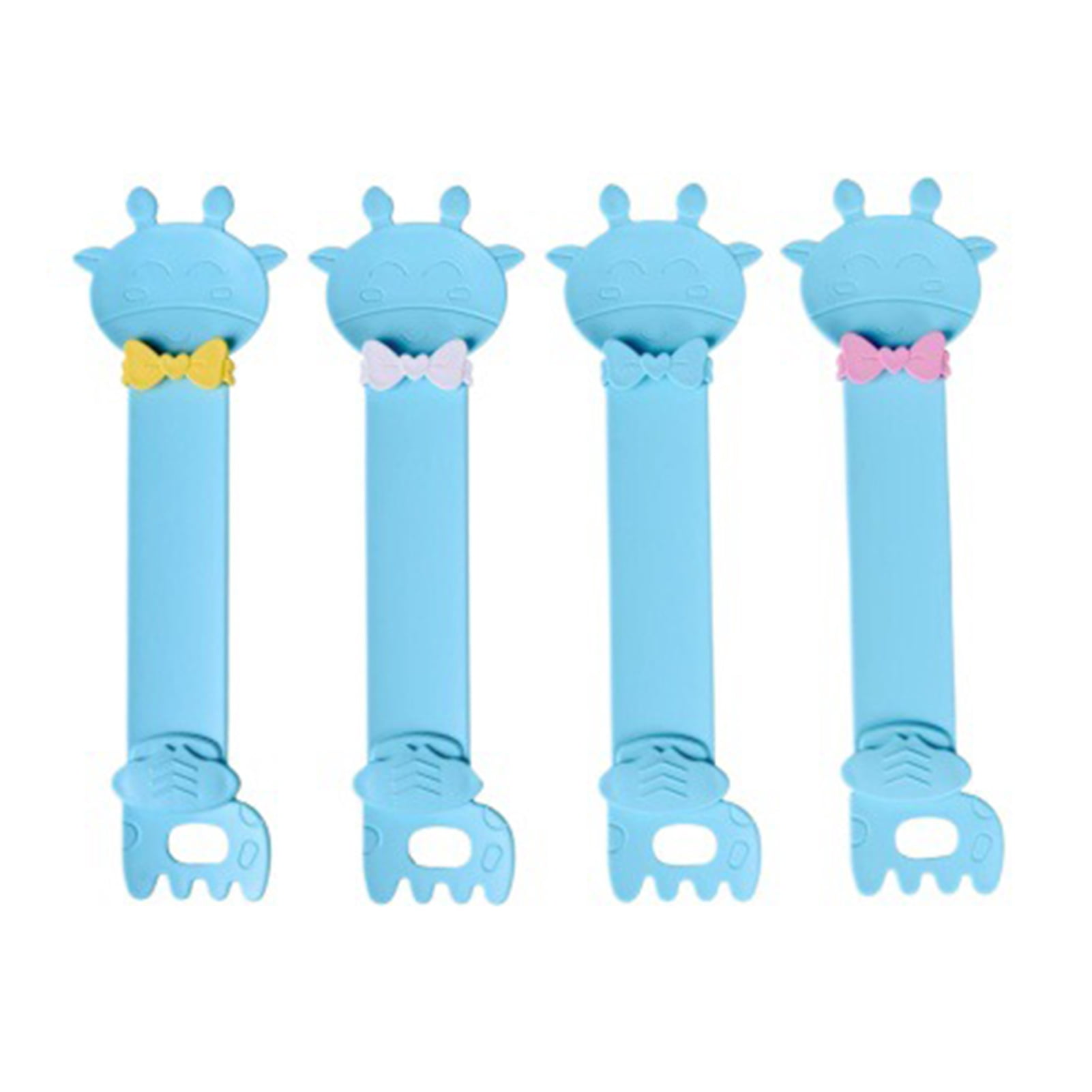 MIRROR Cat Strip Feeder Spoon Giraffe-shaped Design One-Hand Operation ...