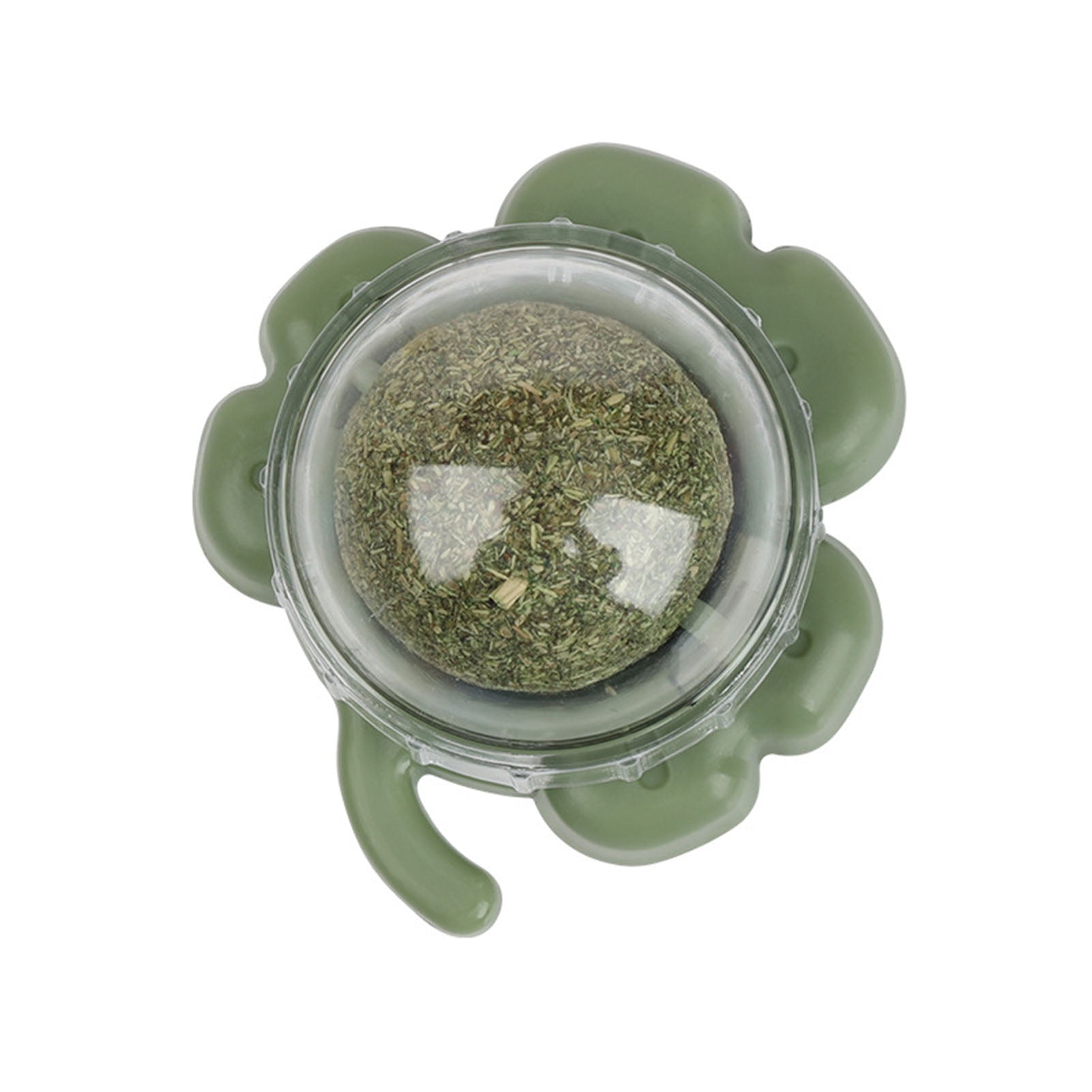 MIRROR Catnip Wall Ball Toy for Cats 360° Rotatable Catnip Licking ...