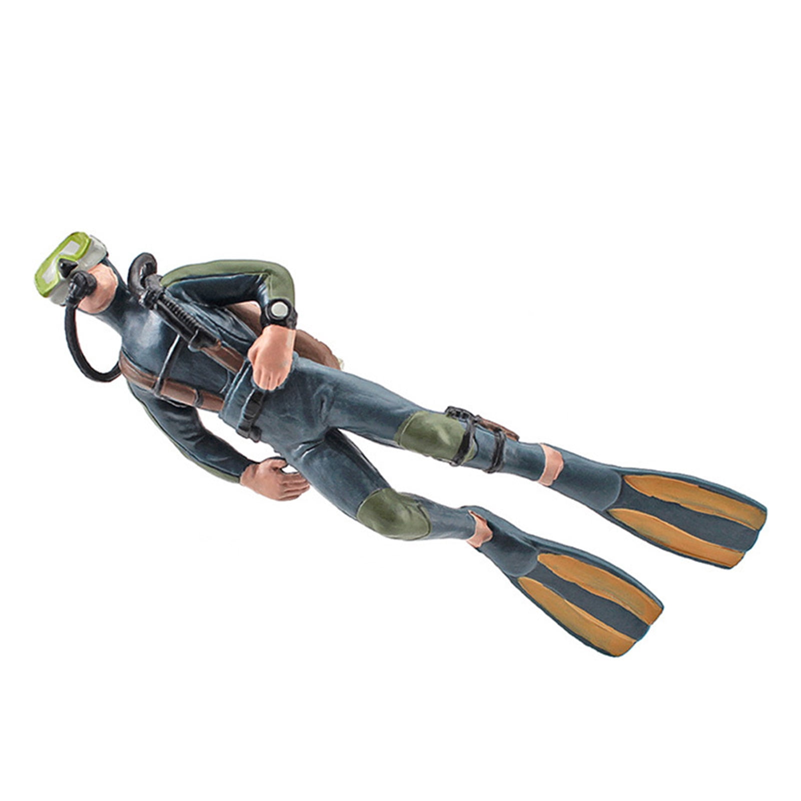 MIRROR Diver Figure Realistic DIY PVC Simulation Seabed Exploration ...