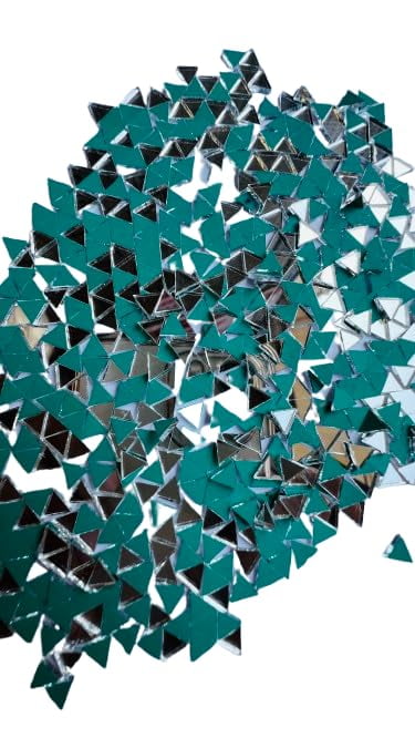 MIRROR GLASS WORLDWIDE Triangle Shape Mirrors of 5x4 mm1300 Pieces100 ...