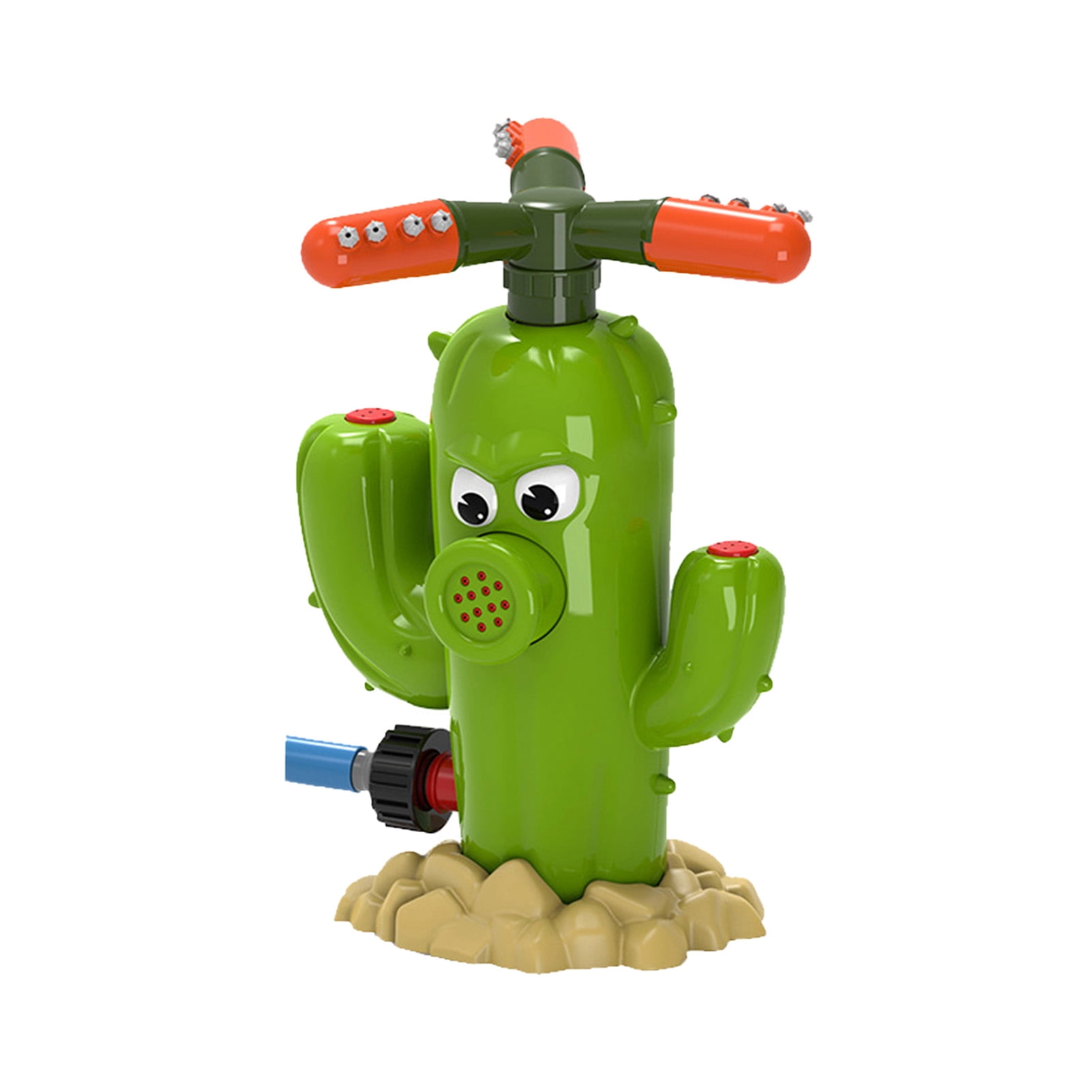 MIRROR Kids Cactus Sprinkler Toy Summer Outdoor Garden Backyard Lawn ...