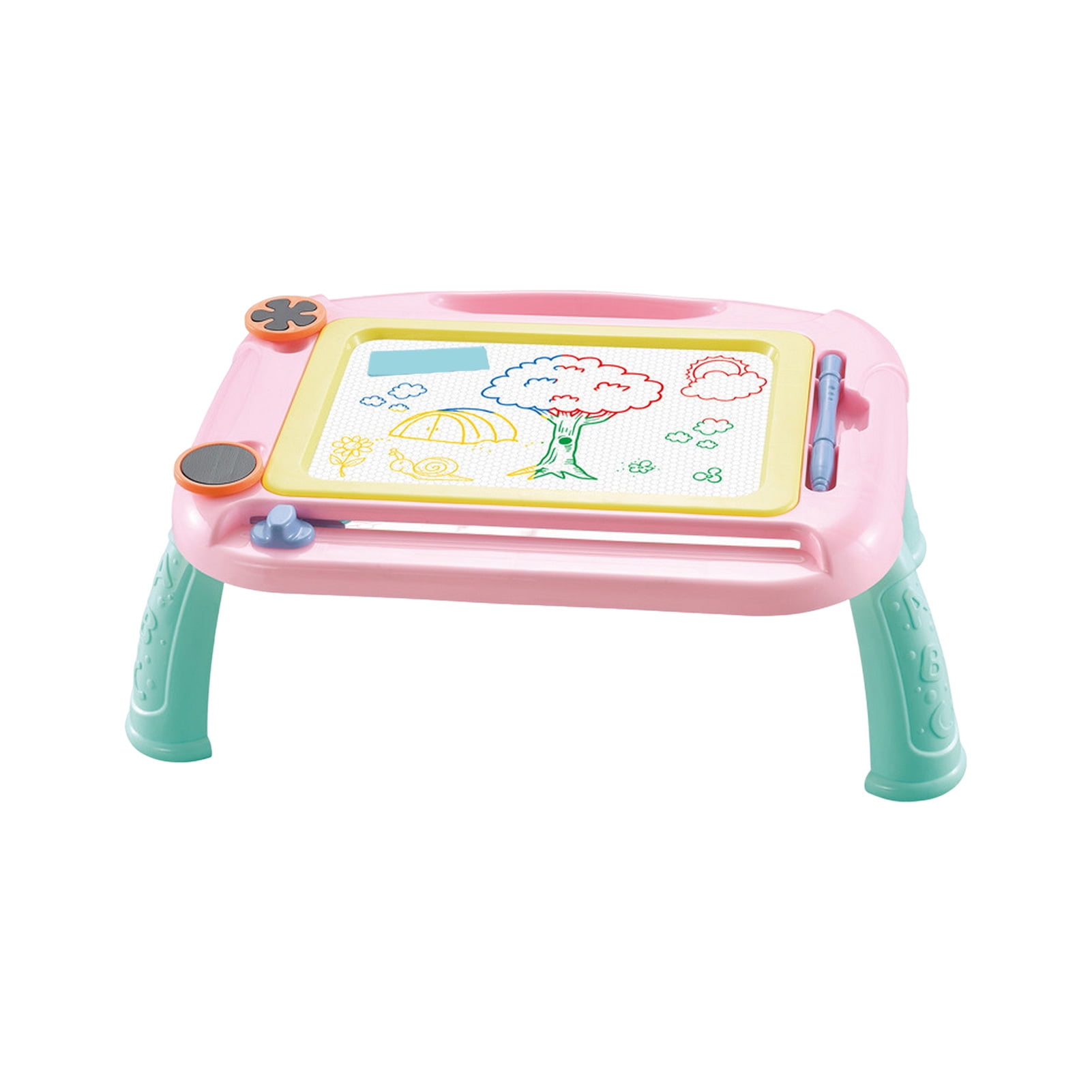 MIRROR Kids Magnetic Drawing Board with 4 Detectable Legs Writing ...