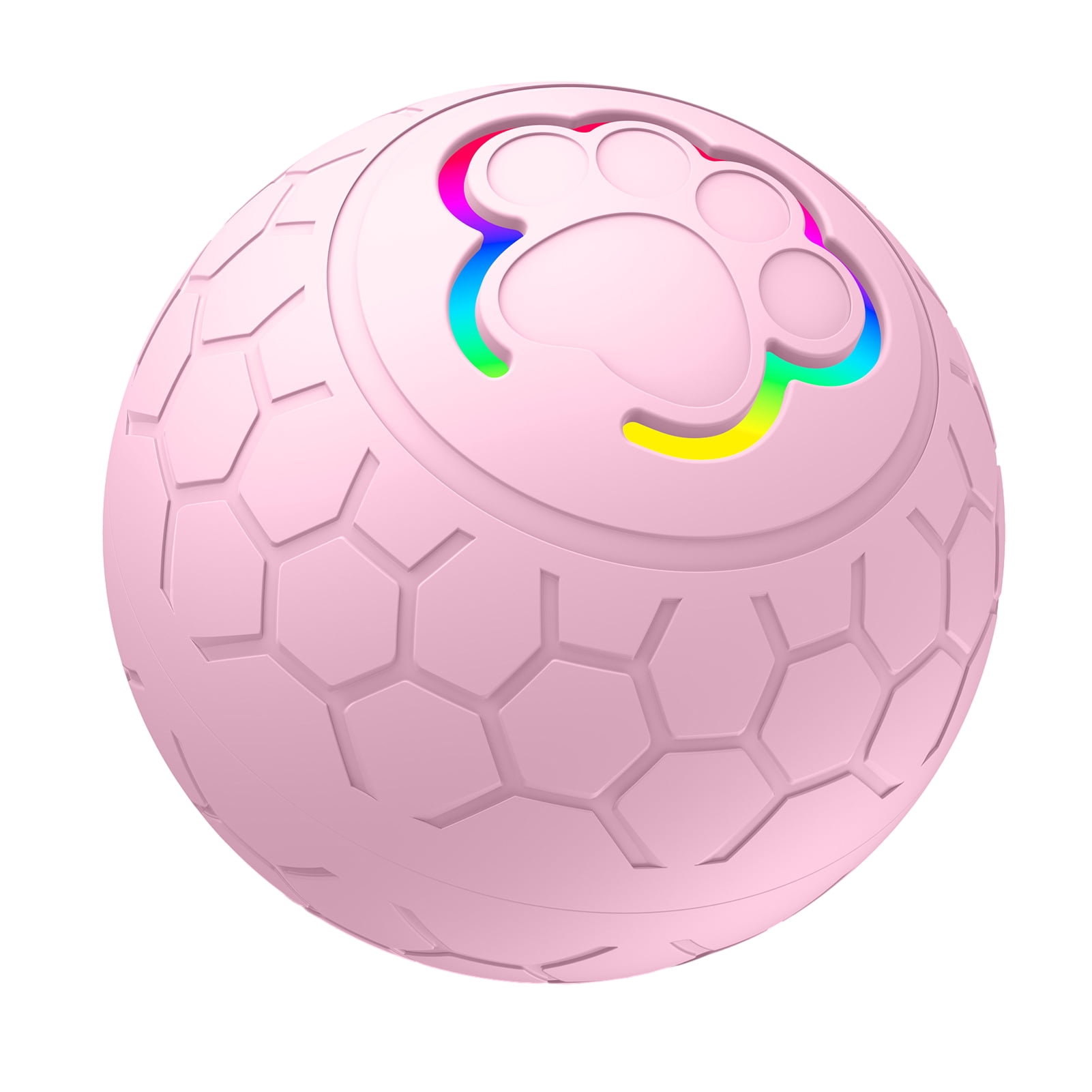 MIRROR Peppy Pet Ball USB Rechargeable Crazy Bounce Interactive Dog Toy ...