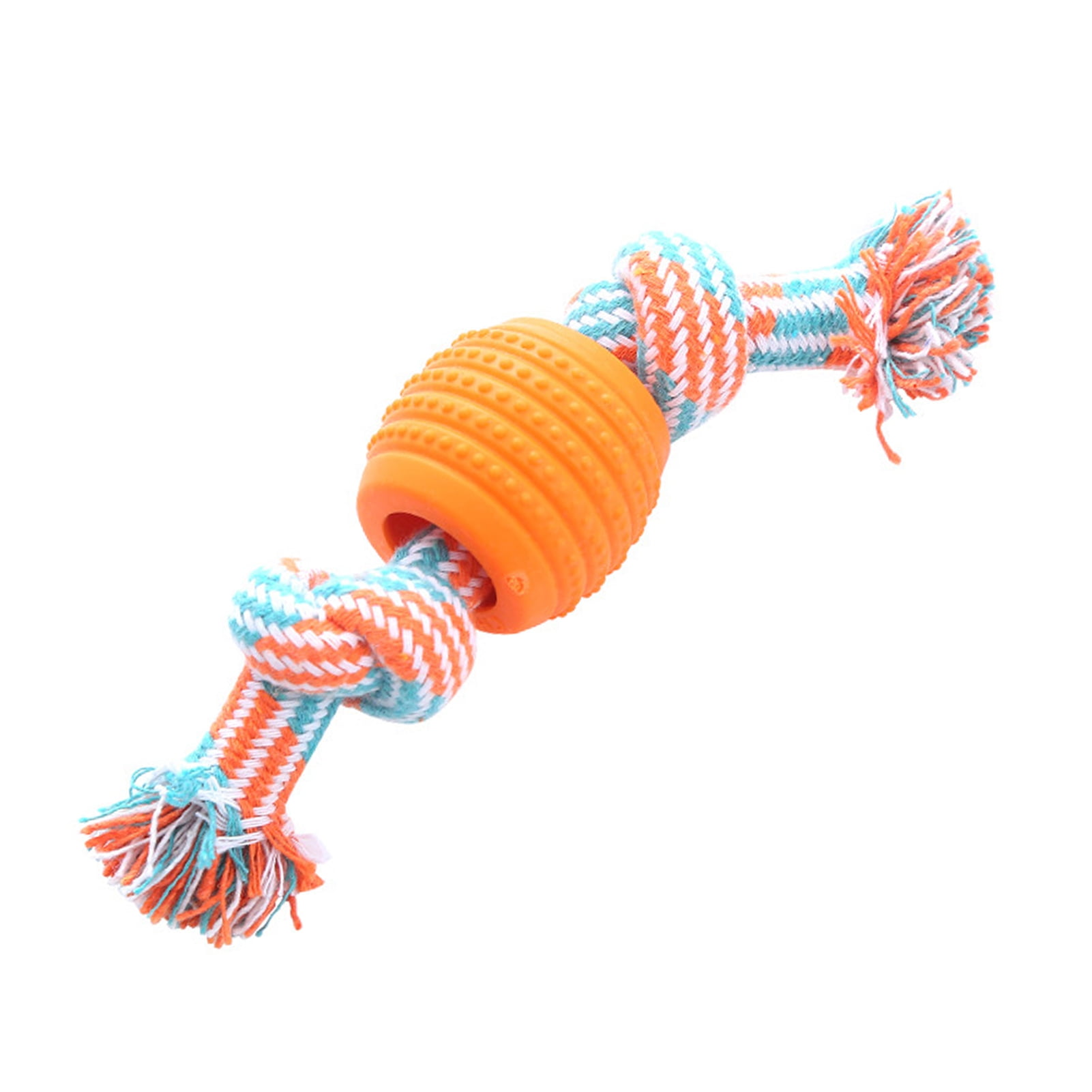 MIRROR Pet Toy Double Knot Ball Bite-Resistant Cotton Rope Dog Chew Toy ...