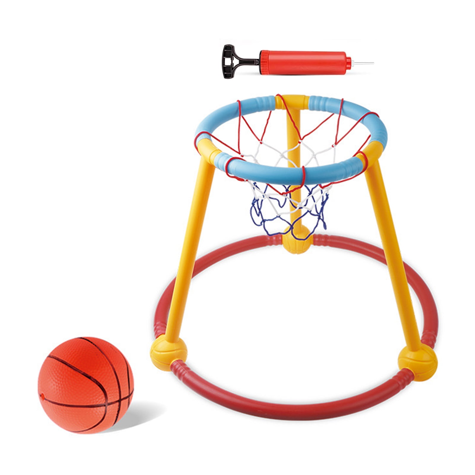 MIRROR Pool Basketball Hoop Set for Kids Adults 2-in-1 Floating ...