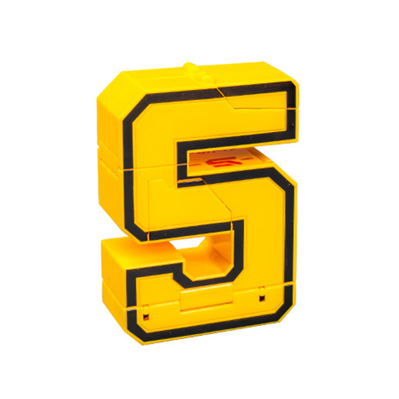 MIRROR Robot Toy Compact Kids Digital Numbers Transforming Robot Action ...