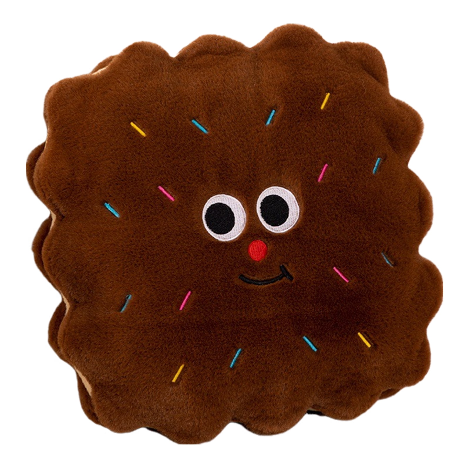 MIRROR Sandwich Biscuit Plush Pillow Round Square Cartoon Cookies Plush ...