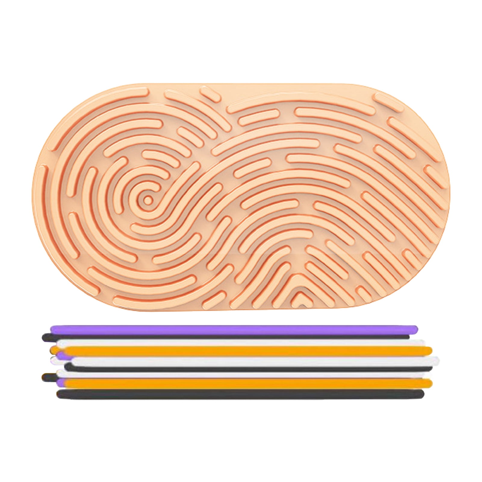 MIRROR Sensory Activity Board Calming Stress Relief Colorful Silicone ...