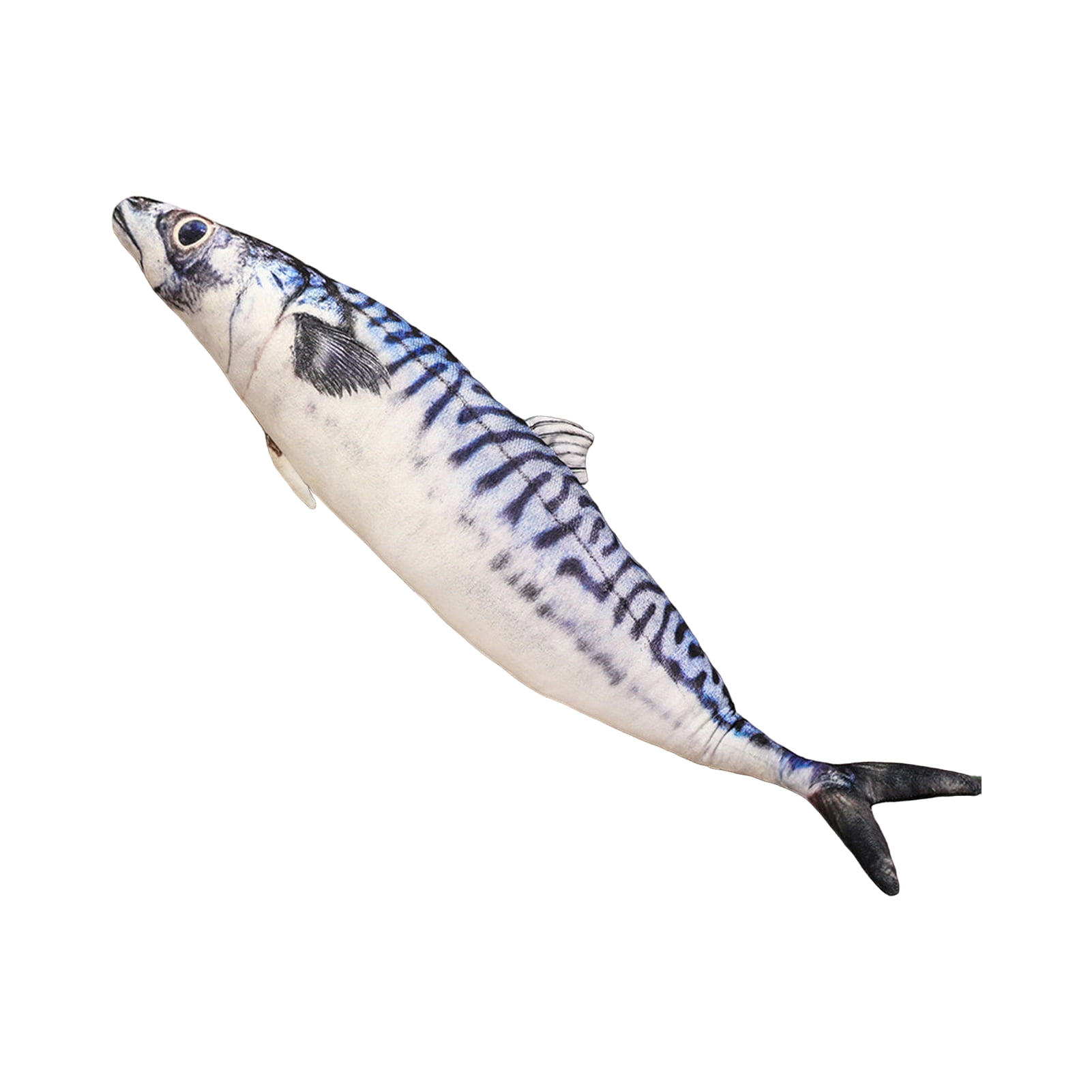 MIRROR Simulated Sea Fish Plush Toy Mackerel Pike Tuna Salmon Plushie ...