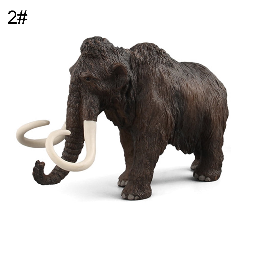 MIRROR Simulation Family Mammoth Elephant Animal PVC Model Figurine ...