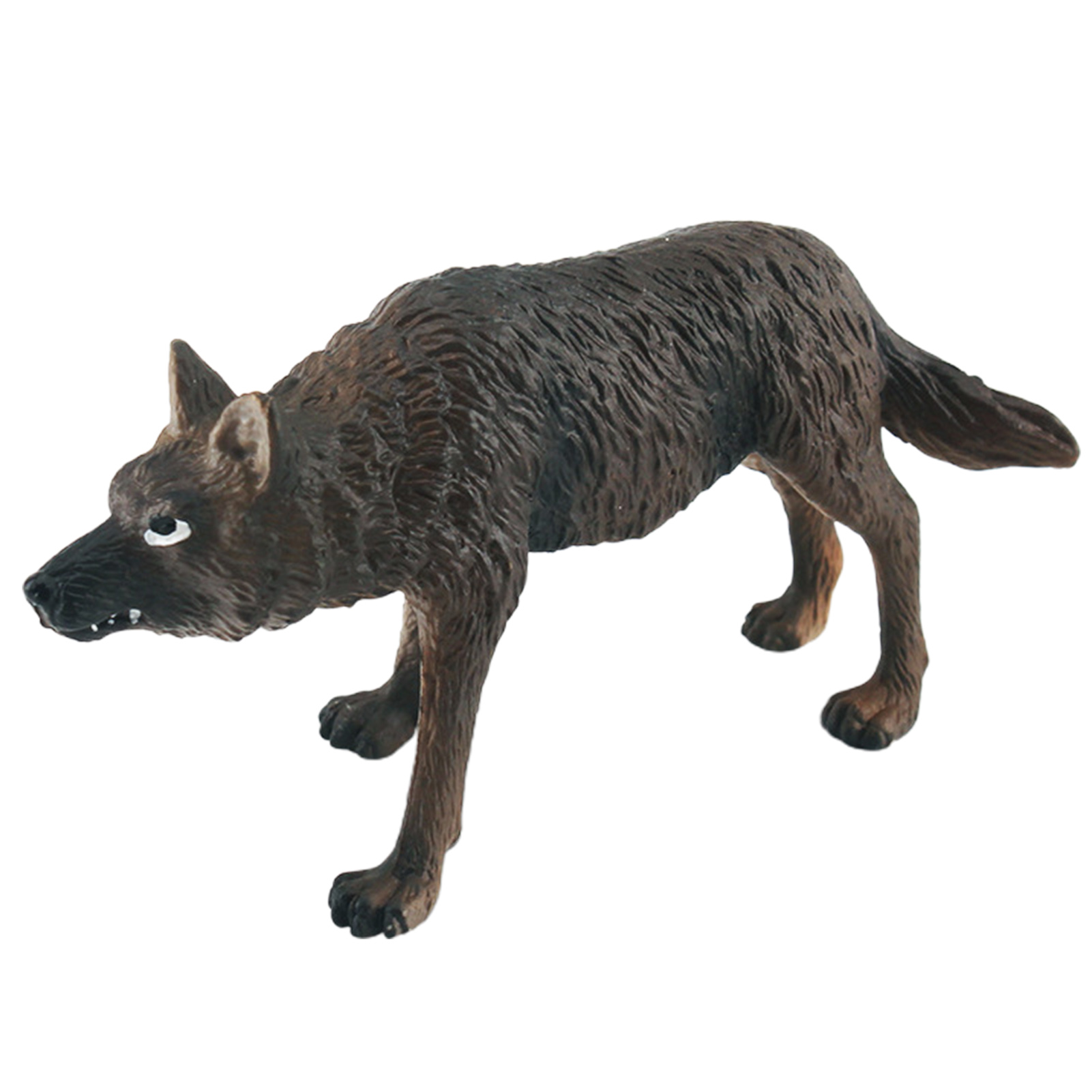 MIRROR Wolf Figurine Simulated PVC Wild Animals Miniature Solid Model ...
