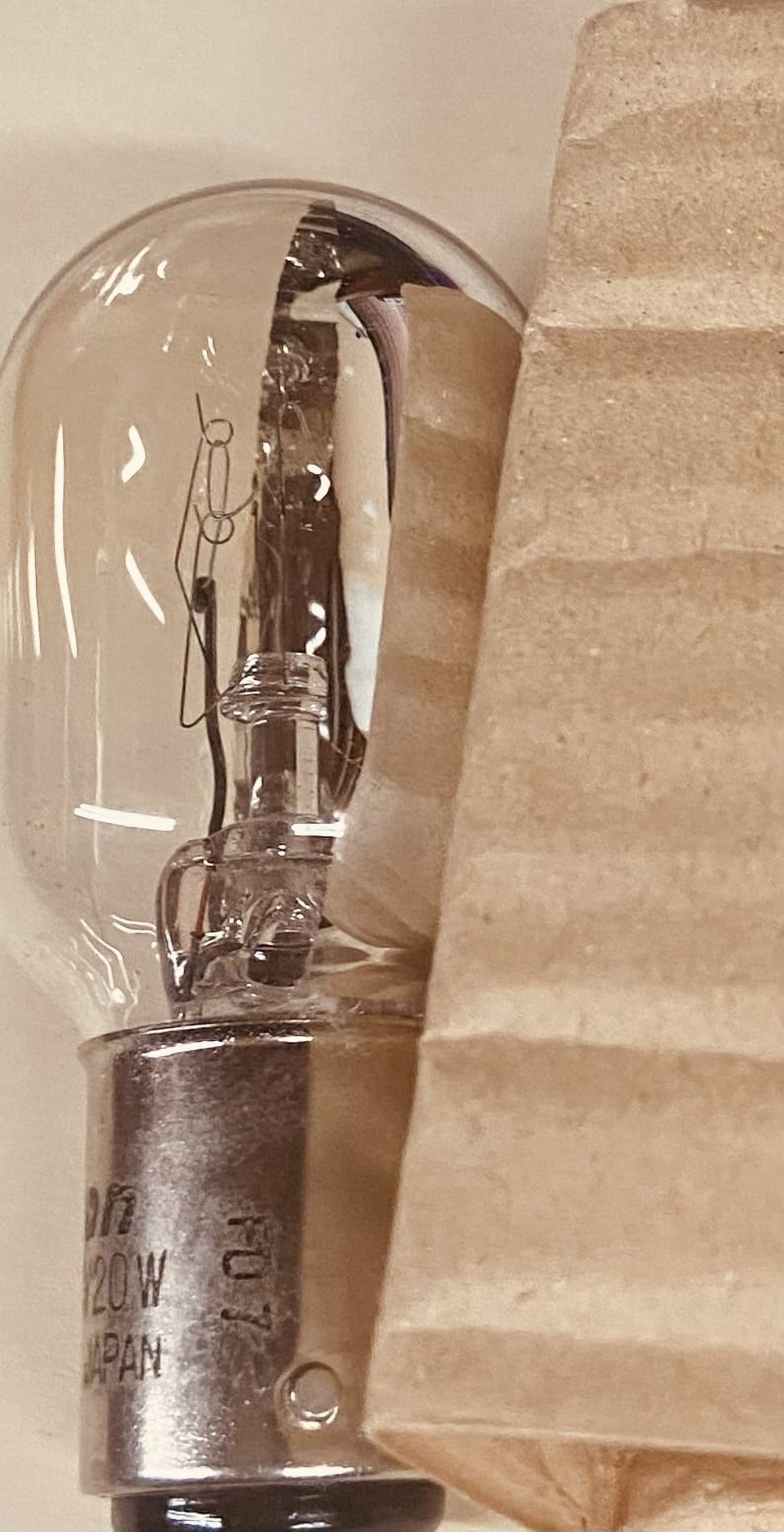 MIRRORED MICROSCOPE LAMP 115-125V - 20W DOUBLE CONTACT BULB (120V 20W ...