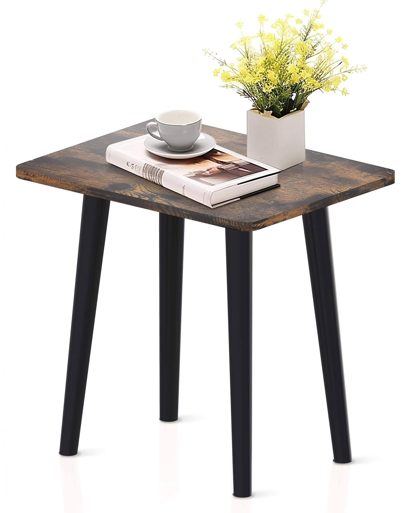 MIRROTOWEL Modern Small Side Table for Home Decor, Living Room, Bedroom ...