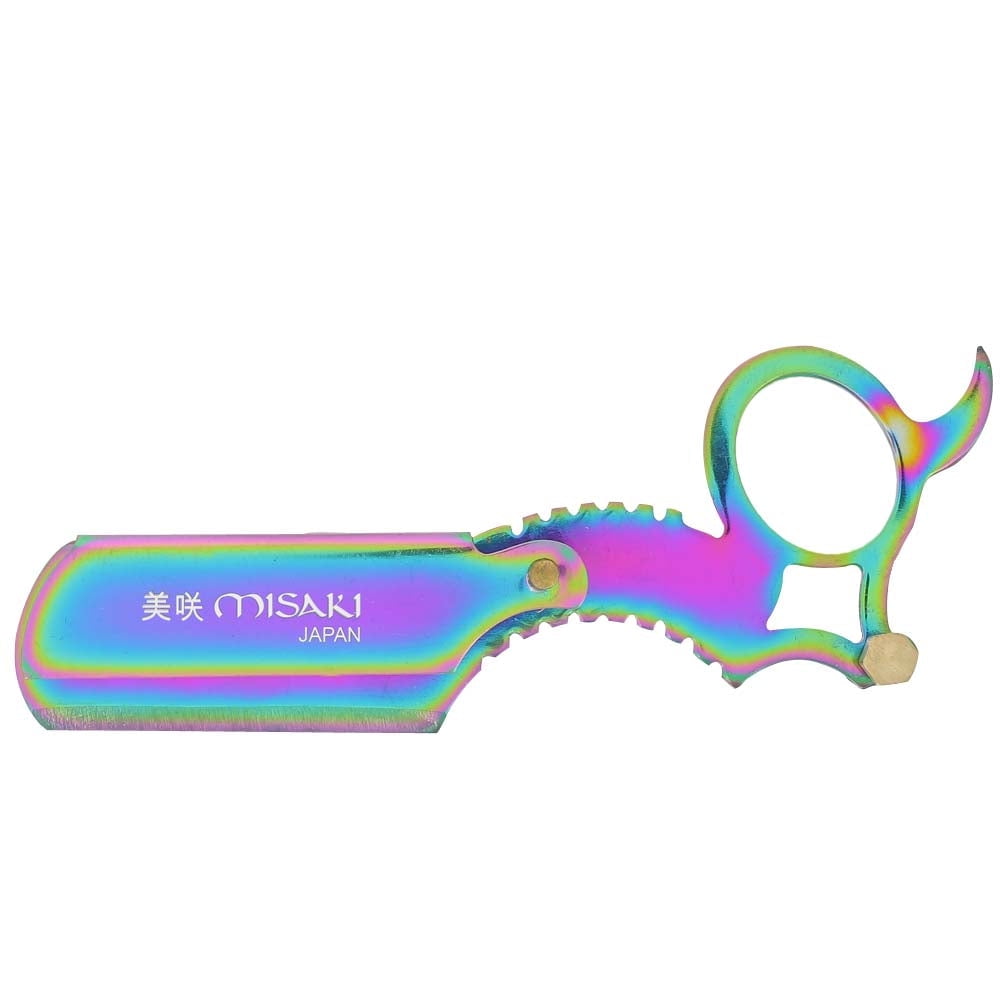 MISAKI FINGER STRAIGHT RAZOR - TITANIUM - Walmart.com