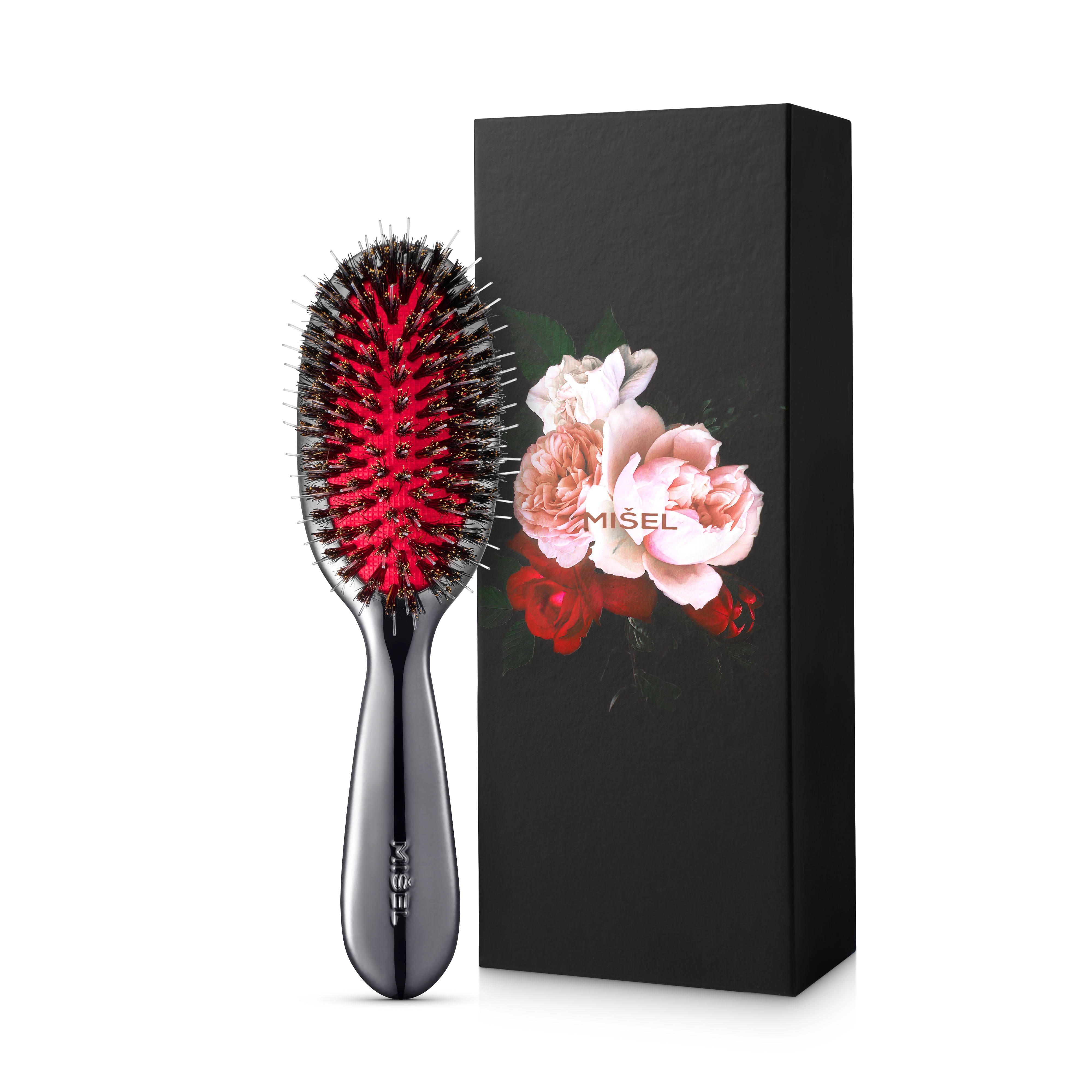 MISEL Professional Boar Bristle Hair Brush for Women and Men ...