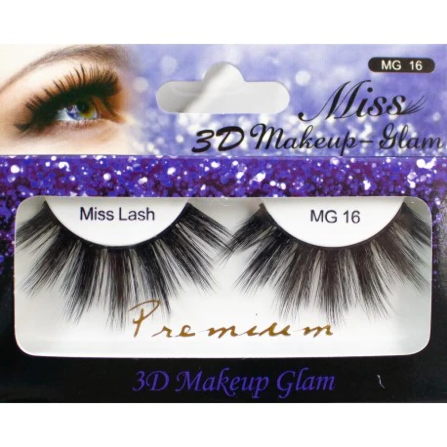 MISS - 3D Make Up Glam Lash MG16 - Walmart.com