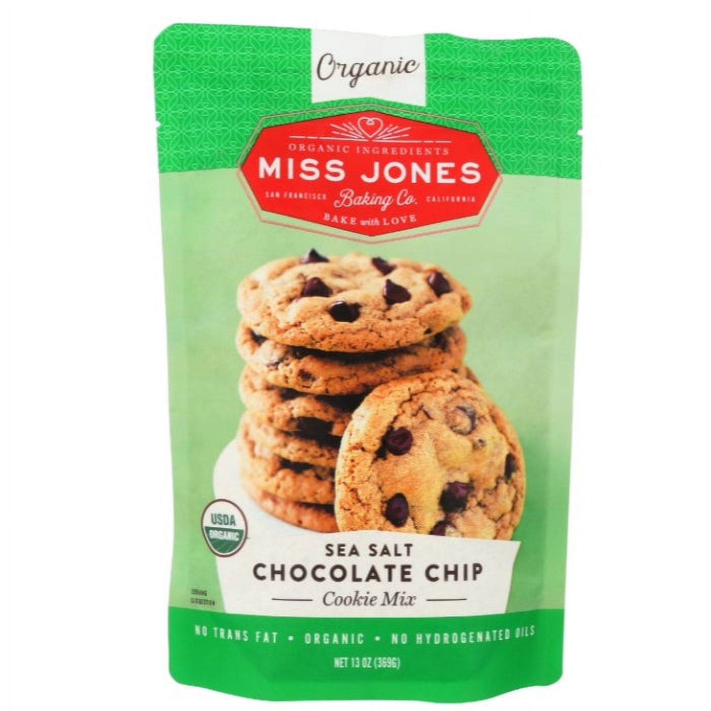 MISS JONES BAKING CO MIX COOKIE CHOC CHIP 13 OZ - Pack of 6 - Walmart.com
