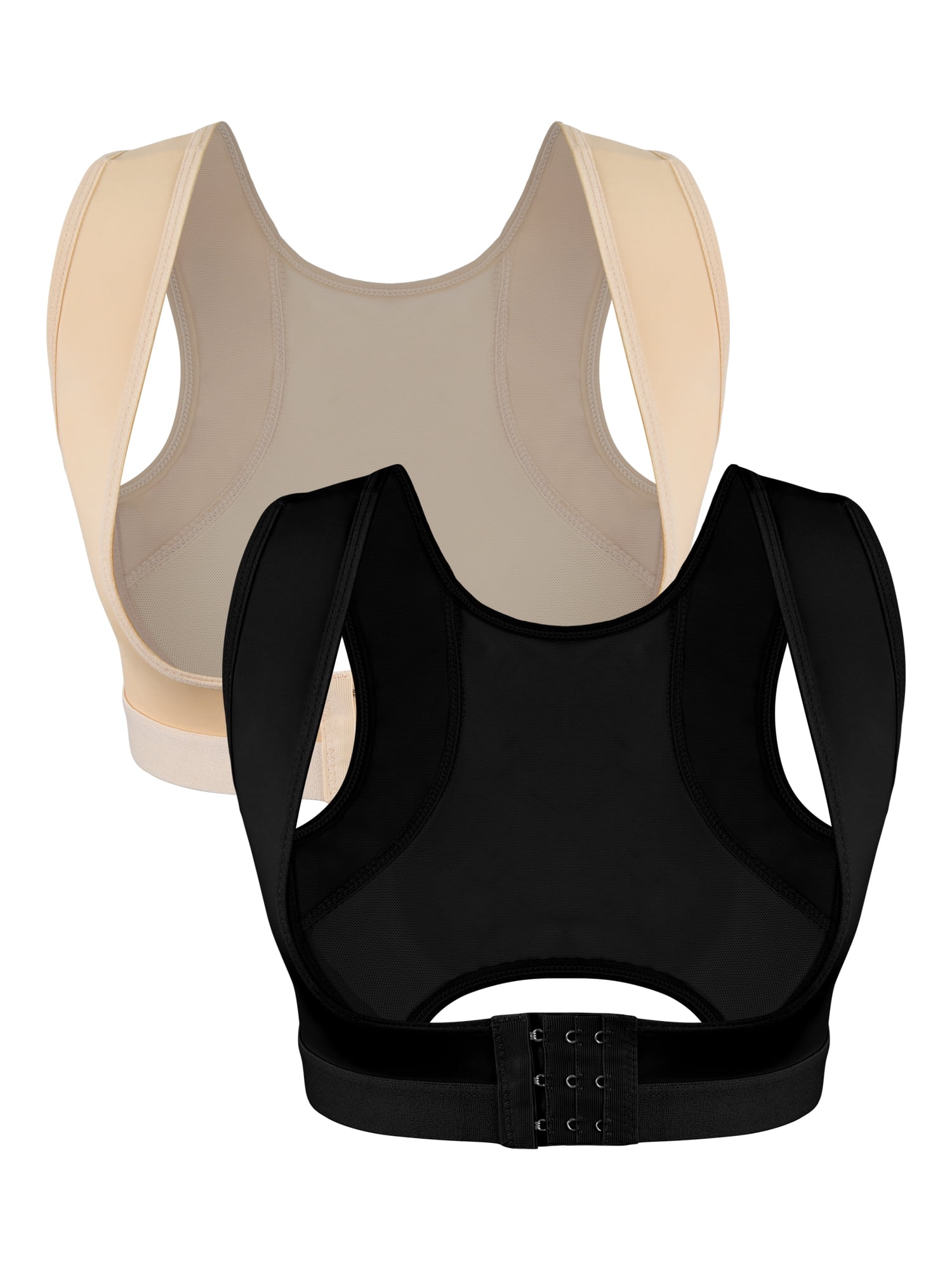 MISS MOLY 2 Pack Women Chest Brace Shapewear Tops Push up Body Shaper ...